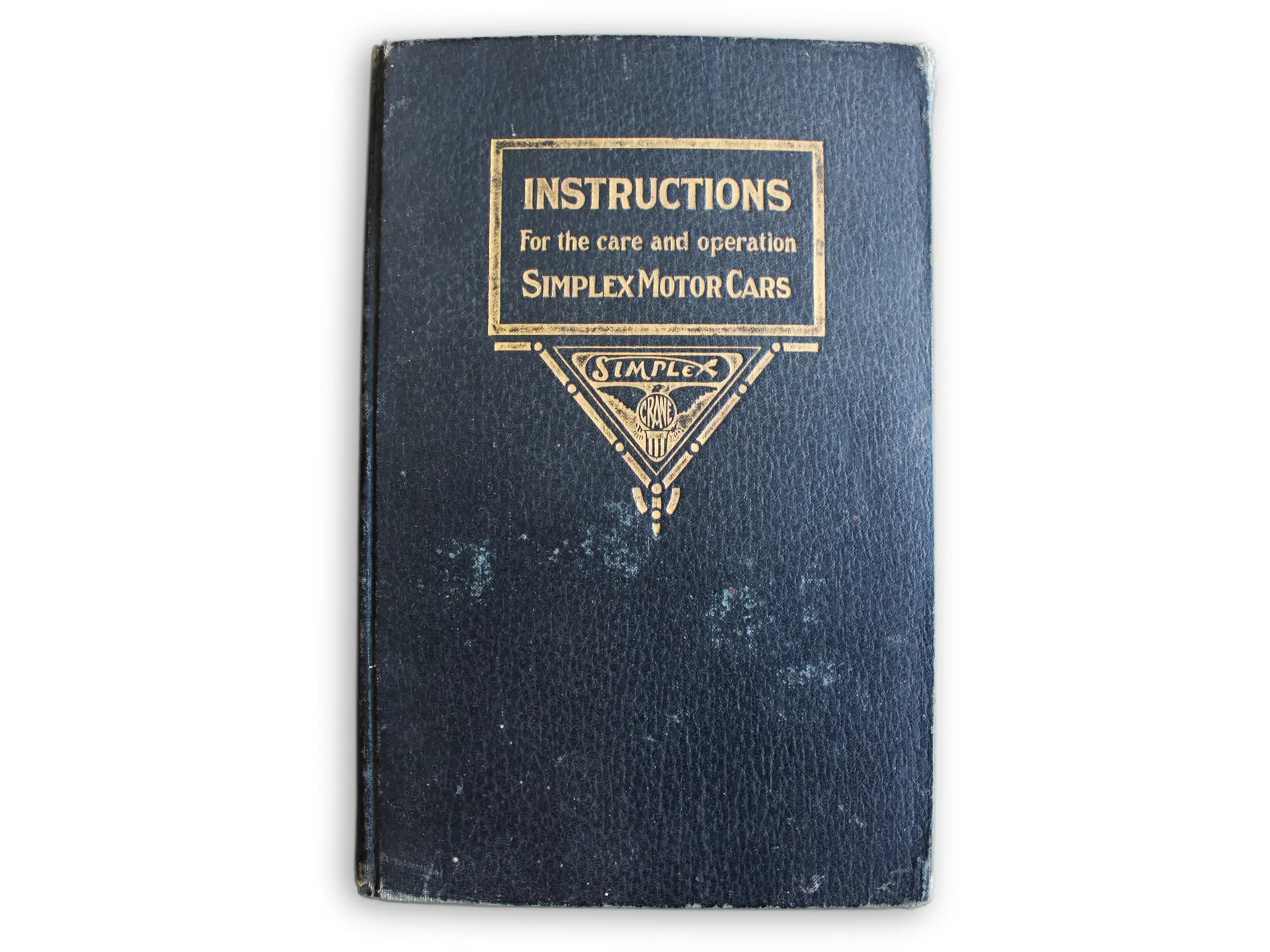 Simplex Motor Cars Instructions Book, Six-Cylinder, 1916 | Hershey 2023 ...