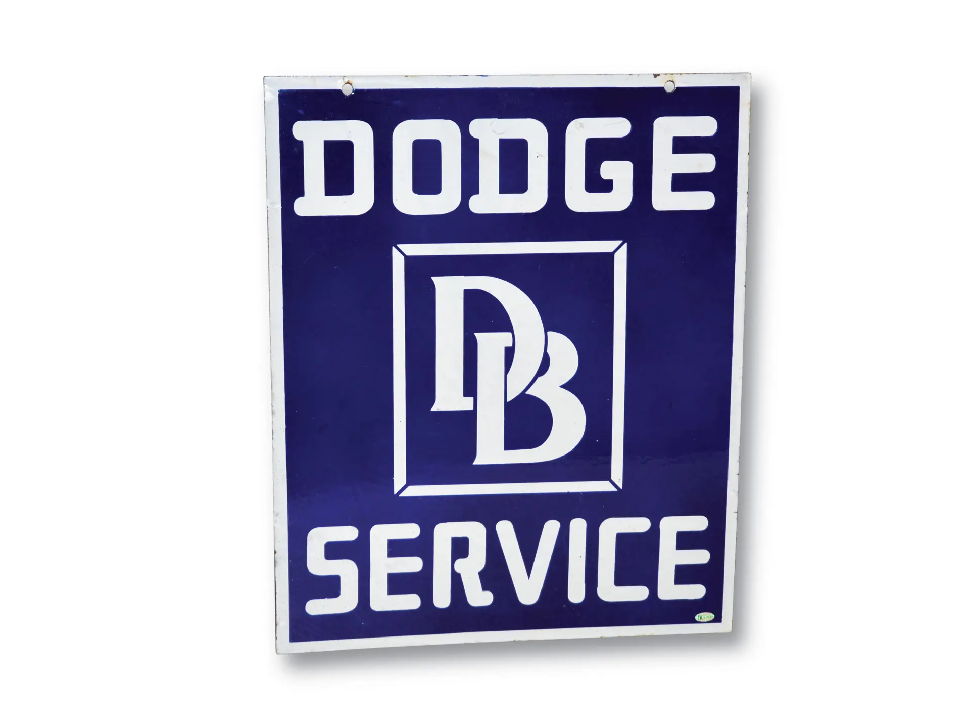 Dodge Service with DB Logo Sign | Auburn Spring 2019 | RM Sotheby's