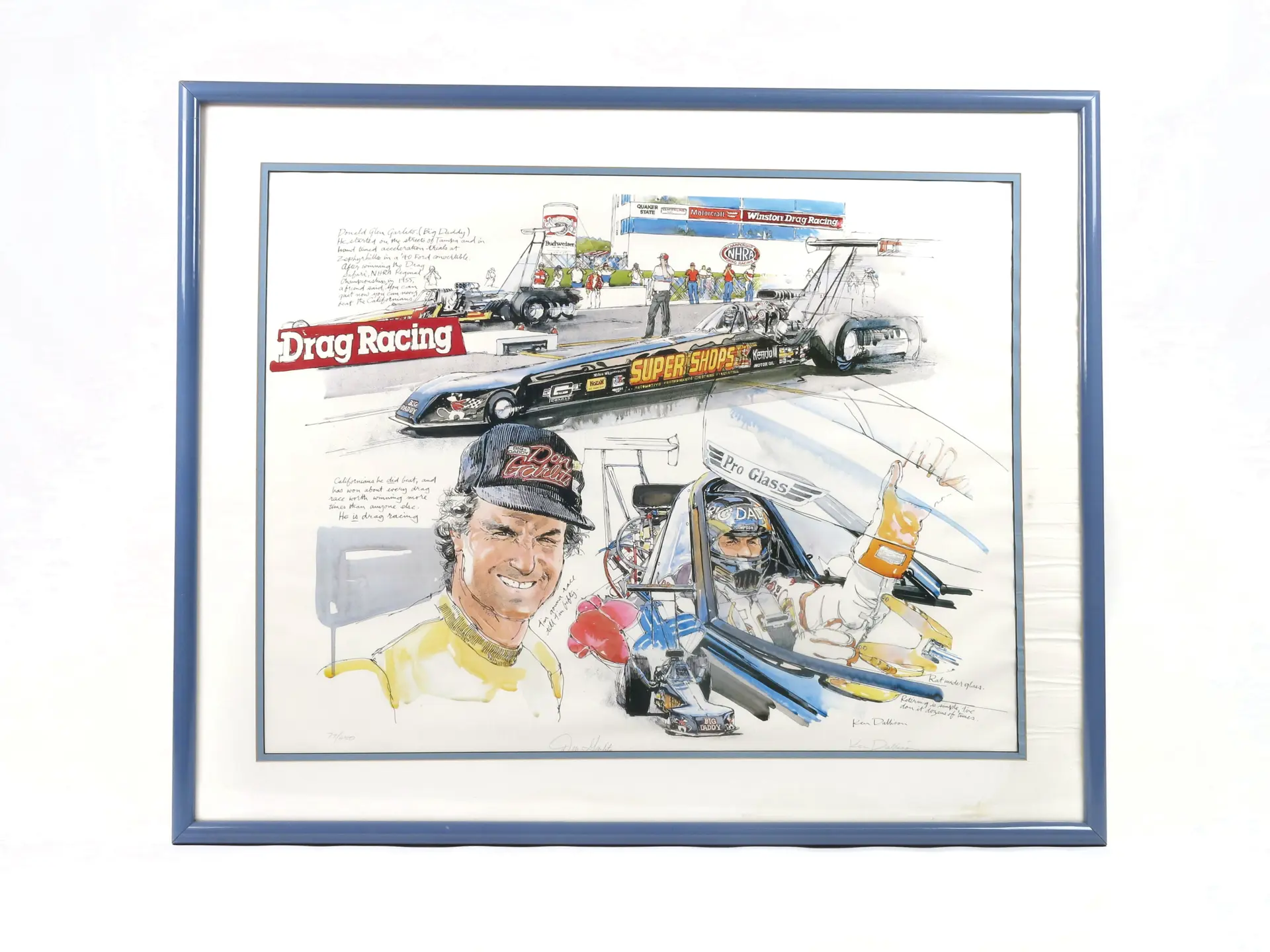 Drag Racing Legend: Big Daddy Don Garlits by Ken Dallison - 38" x 32 ...