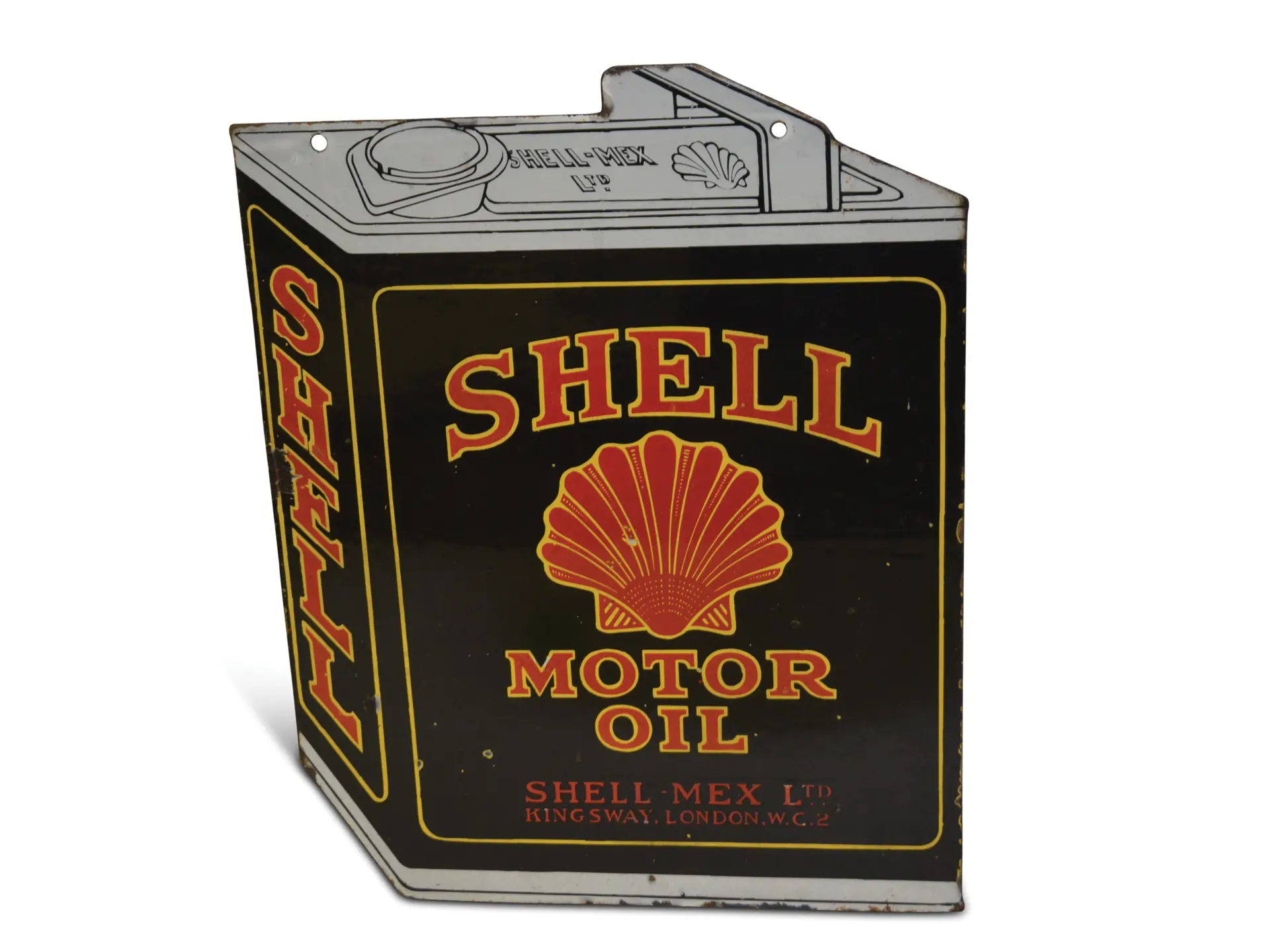 "Shell Motor Oil" Porcelain Sign | Auburn Fall 2019 | RM Sotheby's