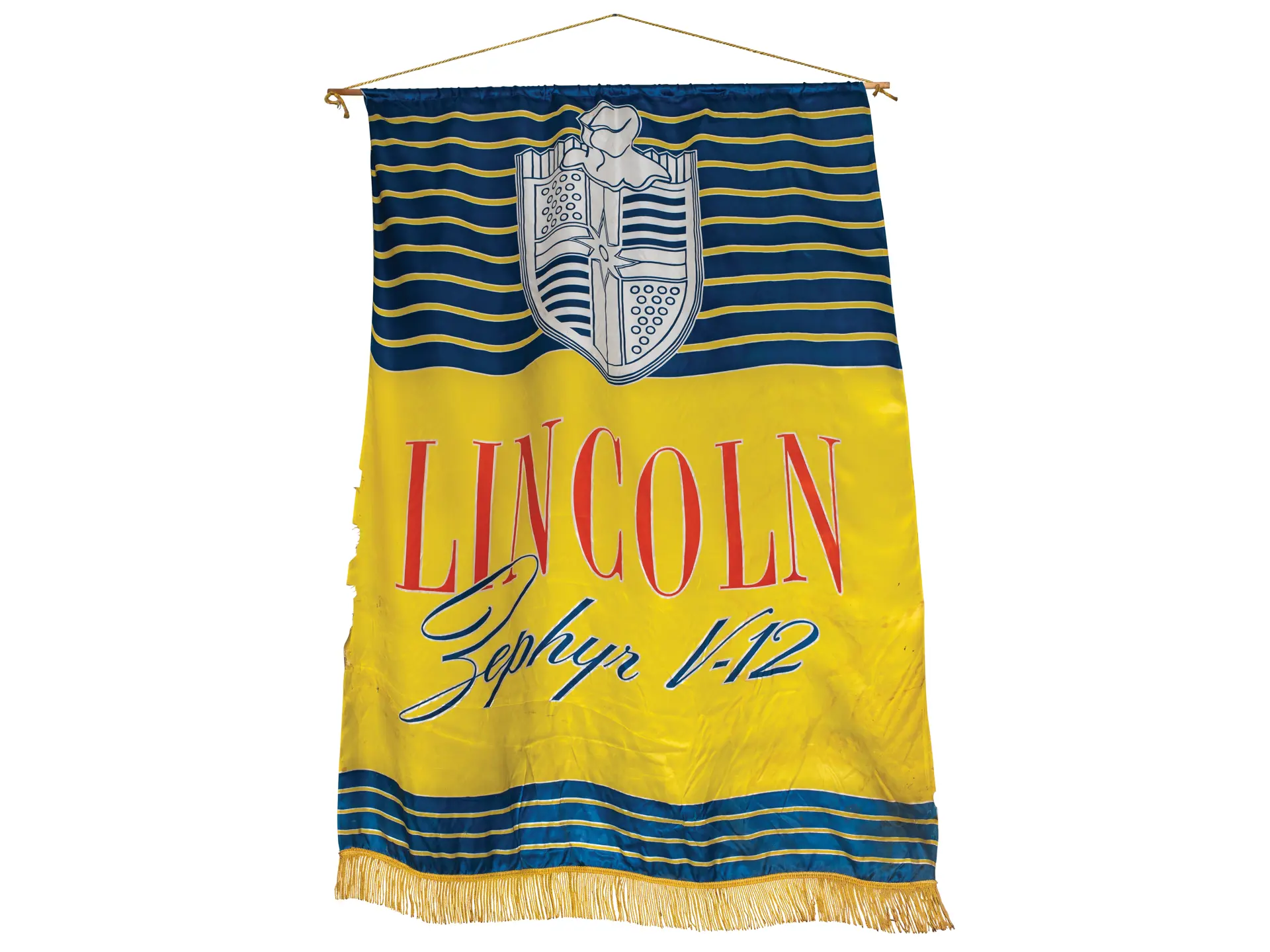 Lincoln-Zephyr V-12 Hanging Banner | The Dingman Collection | RM Sotheby's