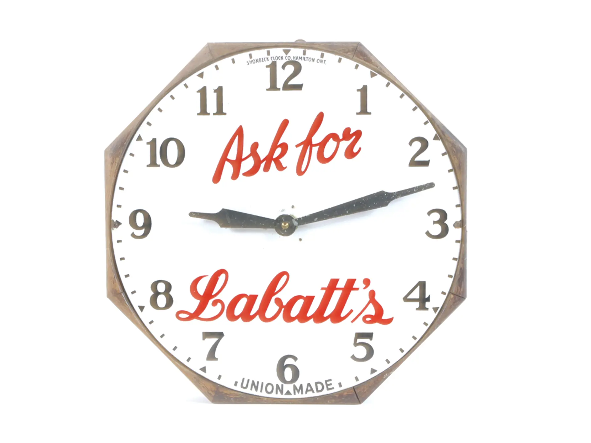 LABATT'S CLOCK | Private Collection of Tom & Marlene Stackhouse | RM ...