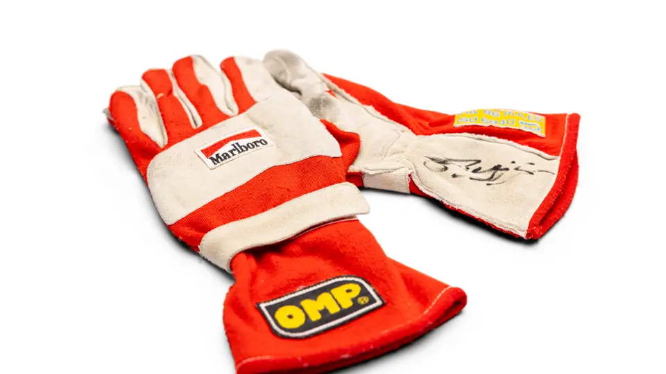 Scuderia Ferrari OMP Signed Racing Gloves | The Schumacher and F1 ...