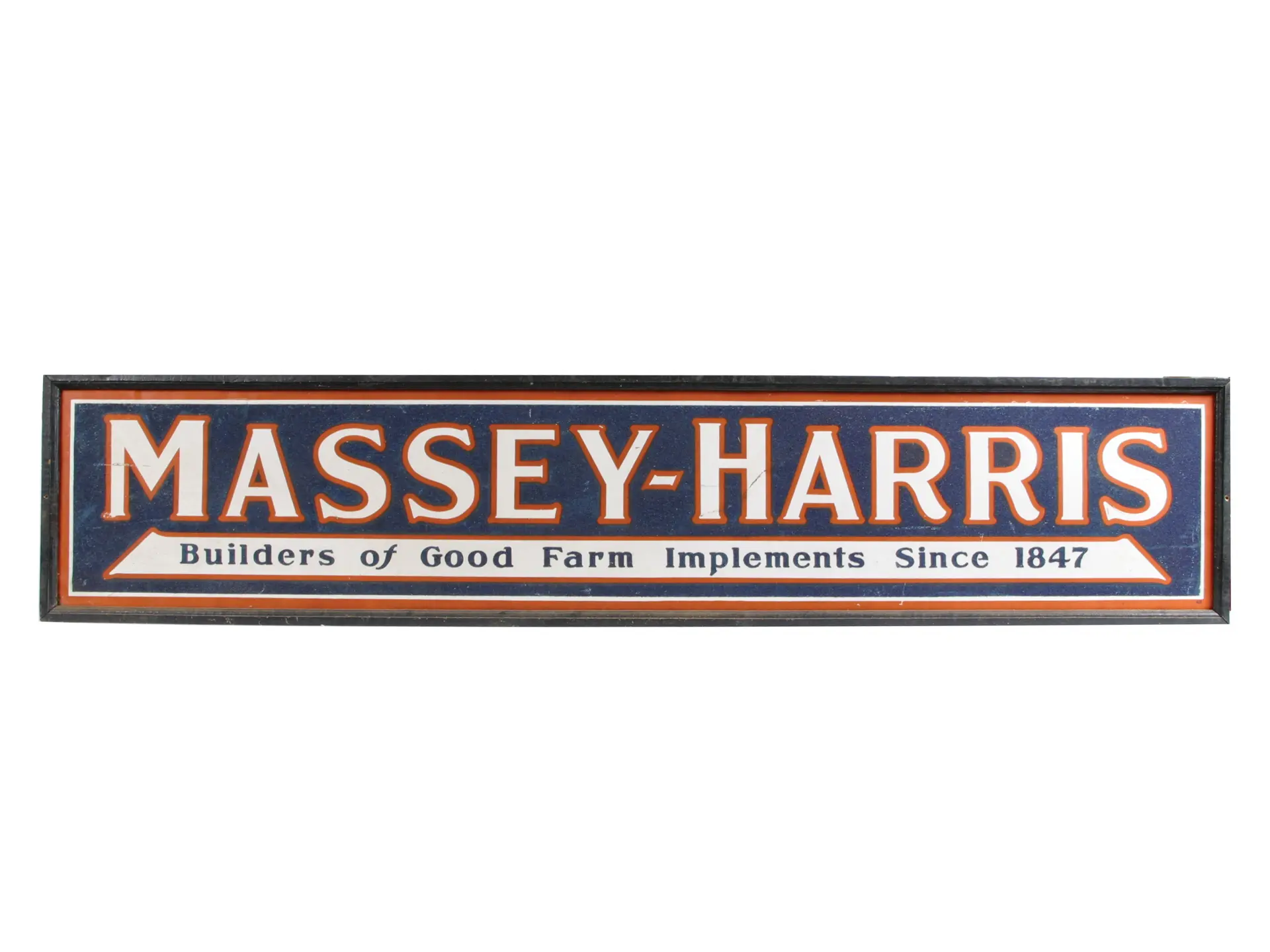 MASSEY-HARRIS SIGN | Private Collection of Tom & Marlene Stackhouse ...