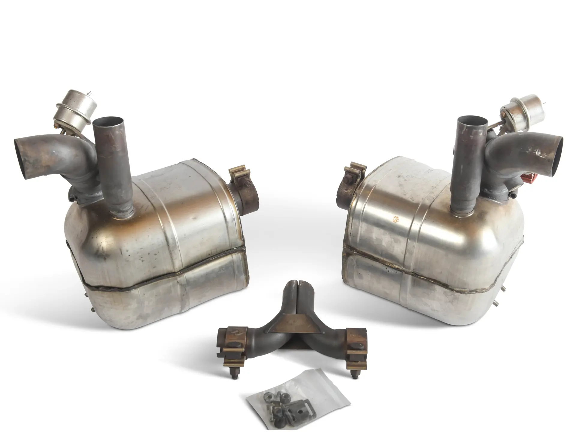 Pair of Ferrari 458 Spider Exhaust Back Boxes | The Garagista ...