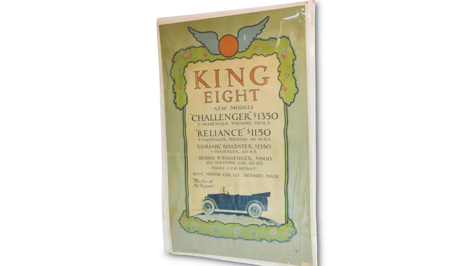 King Eight New Models Poster | Auburn Spring 2019 | RM Sotheby's