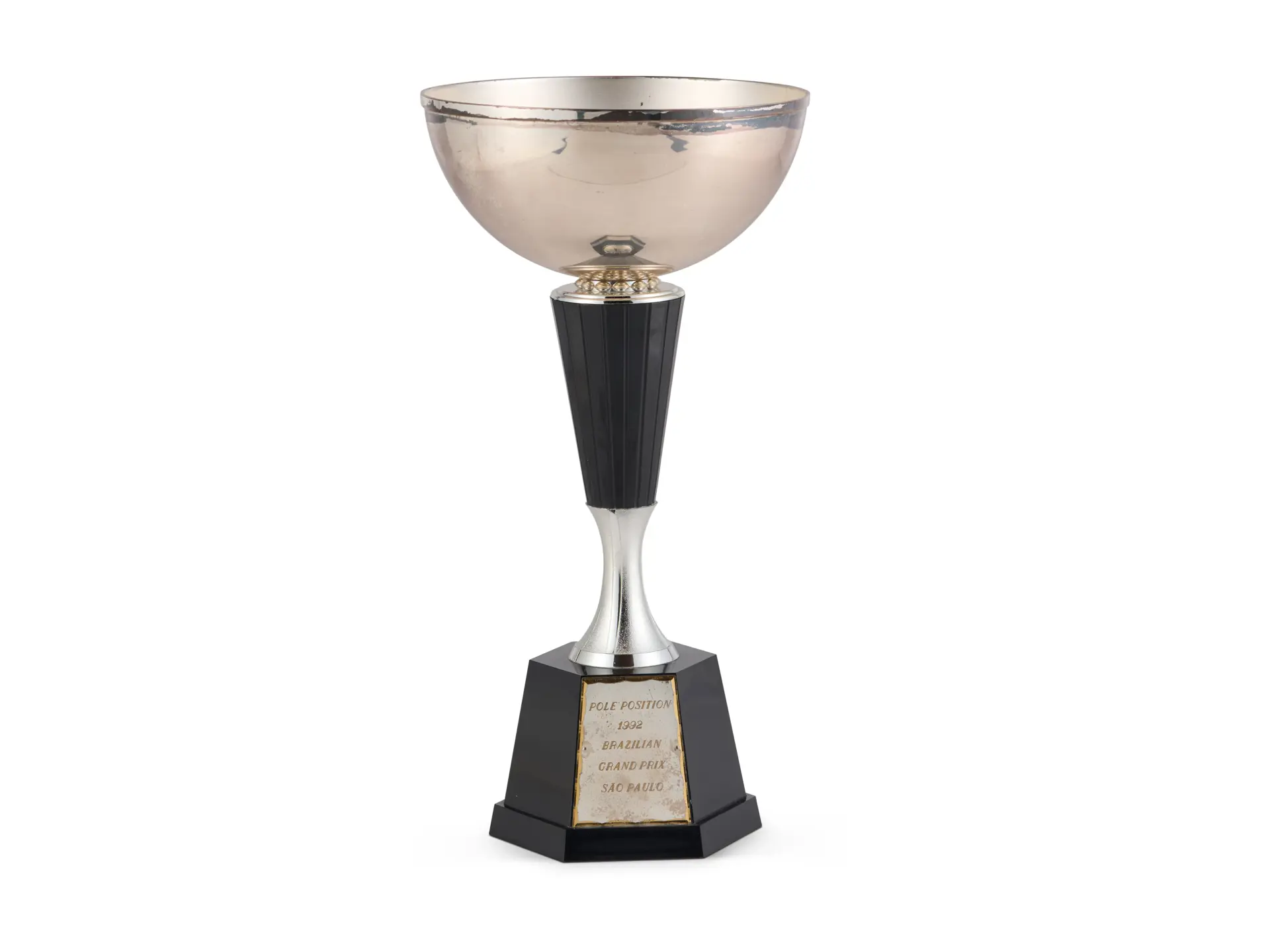 1992 Brazilian Grand Prix Pole Position Trophy | Nigel Mansell’s Legacy ...