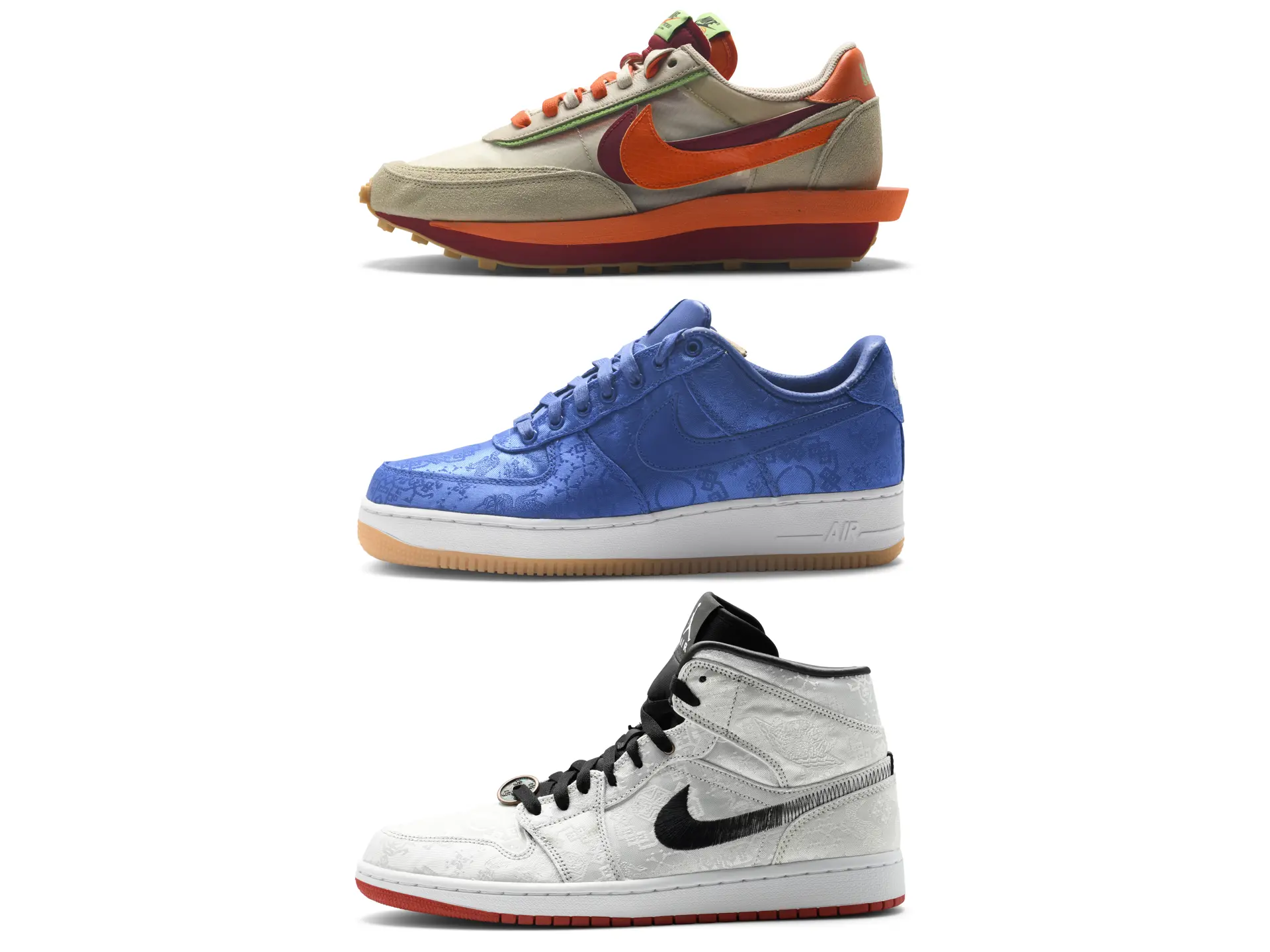 Set of Three | Nike CLOT Sneakers | Dare to Dream | The Ultimate ...