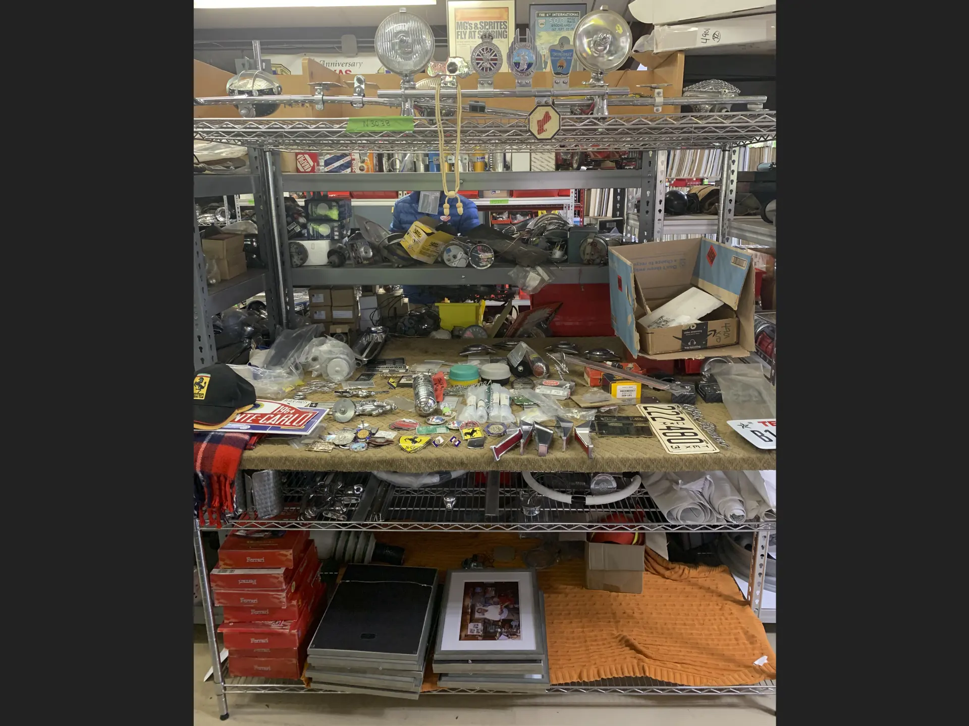 Parts Shelving with Contents | Gene Ponder Collection | RM Sotheby's