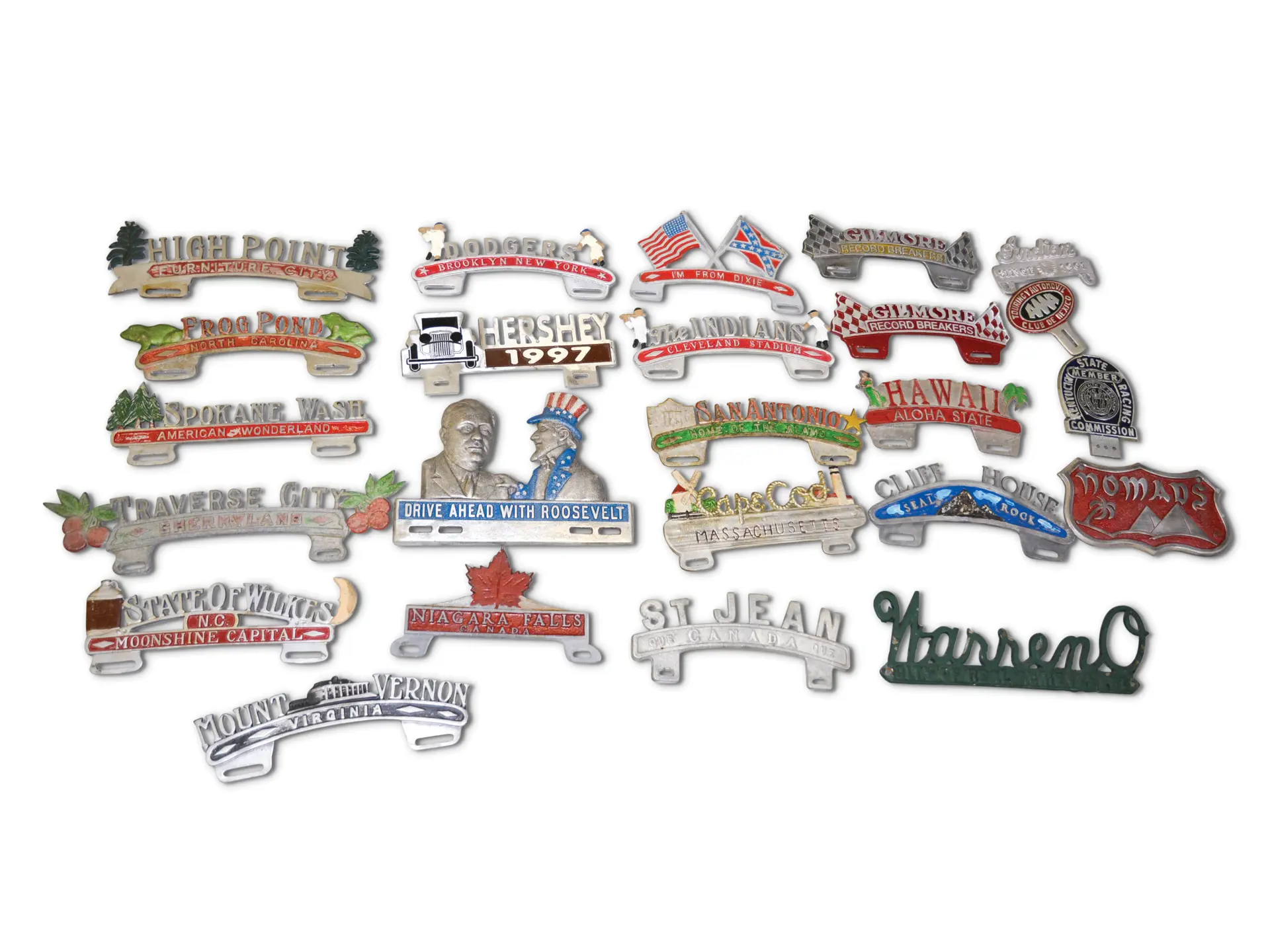 Over 20 Cast Aluminum License Plate Attachments | Auburn Fall 2019 | RM ...
