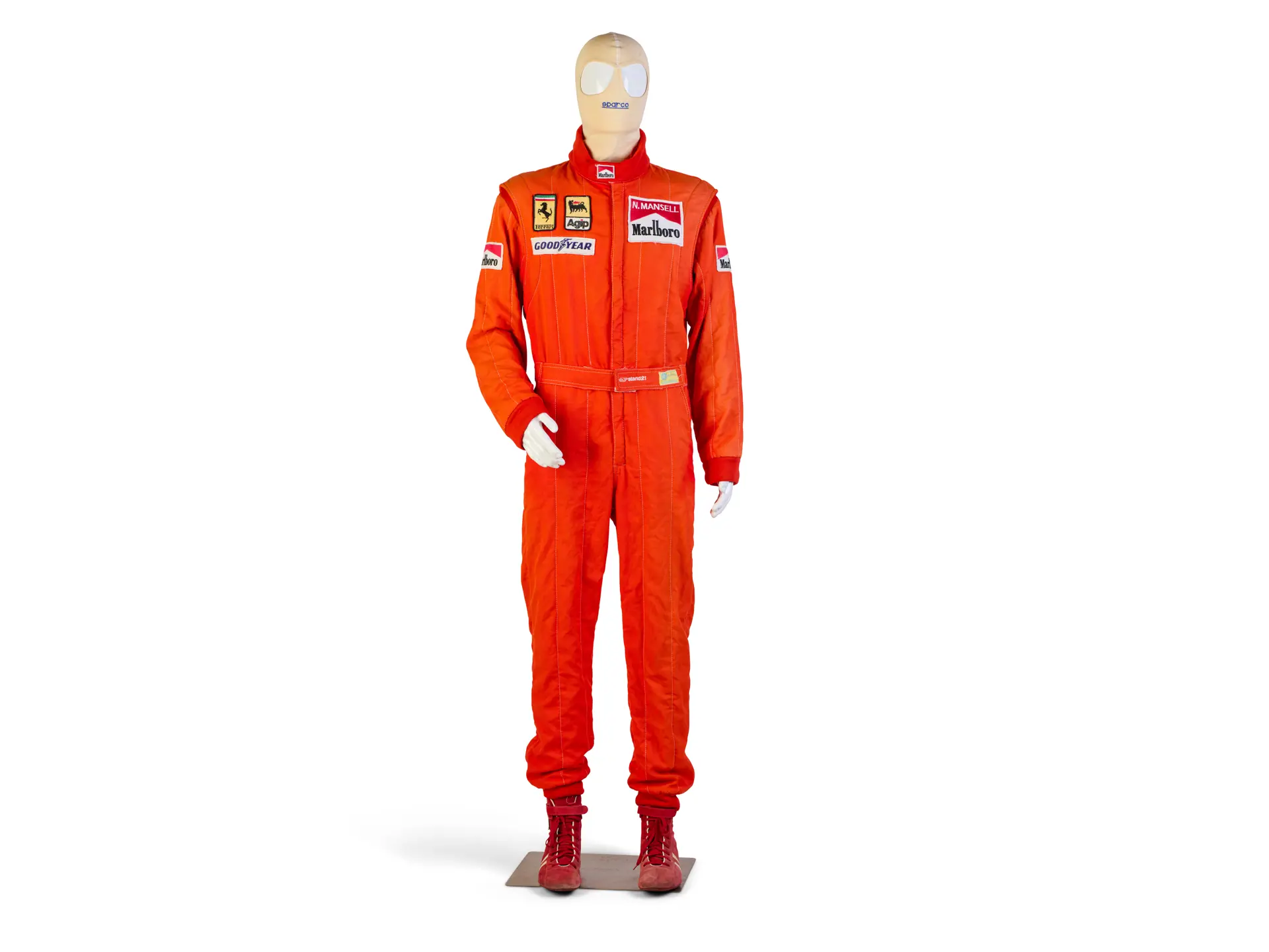 1989 Scuderia Ferrari Stand 21 Formula 1 Race Suit with Balaclava and ...