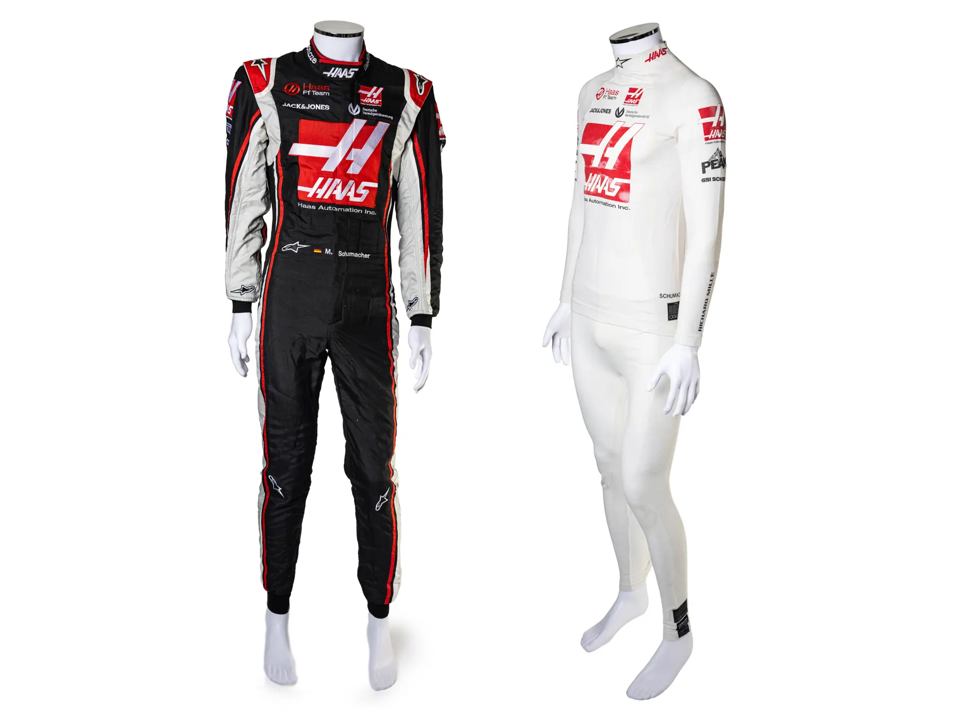 2020 Mick Schumacher Haas Formula 1 Alpinestars Racing Suit and Nomex ...
