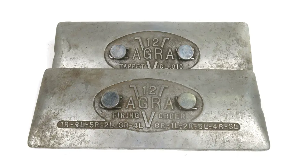 (1) Box Segrave v12 Engine Tappett Covers | Auburn Fall 2014 | RM Sotheby's