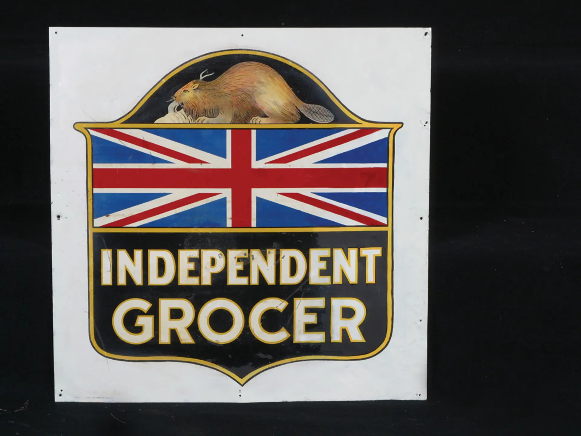 INDEPENDENT GROCERS SIGN | Private Collection of Tom & Marlene ...