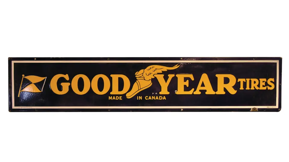 GOODYEAR SIGNS | Private Collection of Tom & Marlene Stackhouse | RM ...