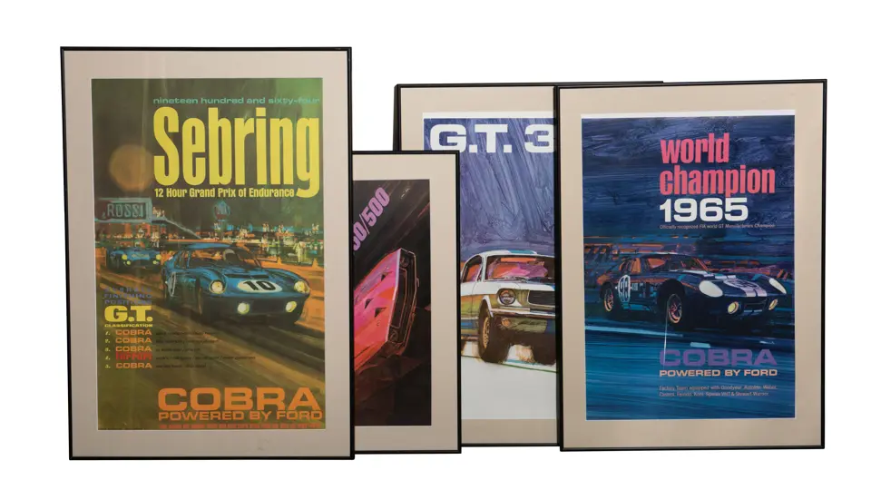 Shelby Mustang and Cobra Posters | The Dingman Collection | RM Sotheby's