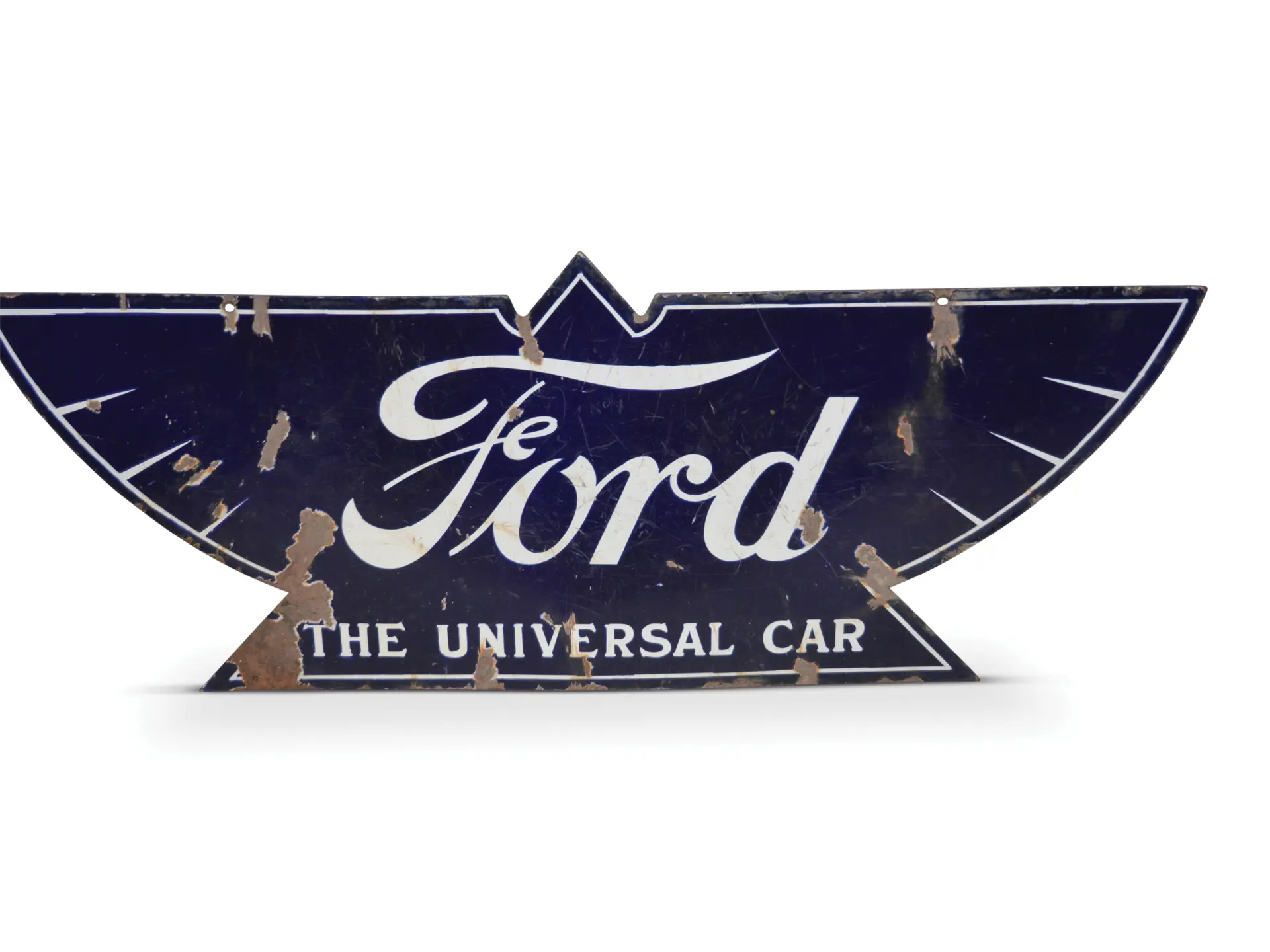 "Ford The Universal Car" 'Small Pyramid' Porcelain Sign | Auburn Fall ...