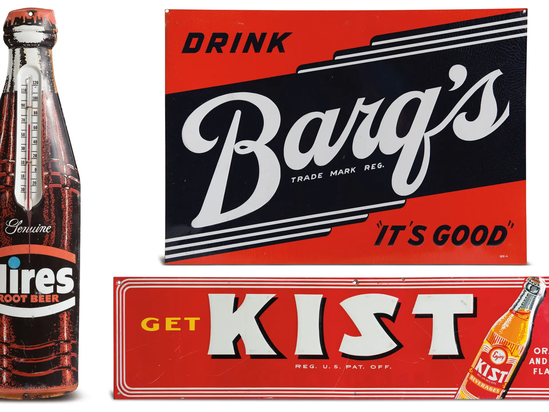 Three Soda Signs | The Dingman Collection 2012 | RM Sotheby's