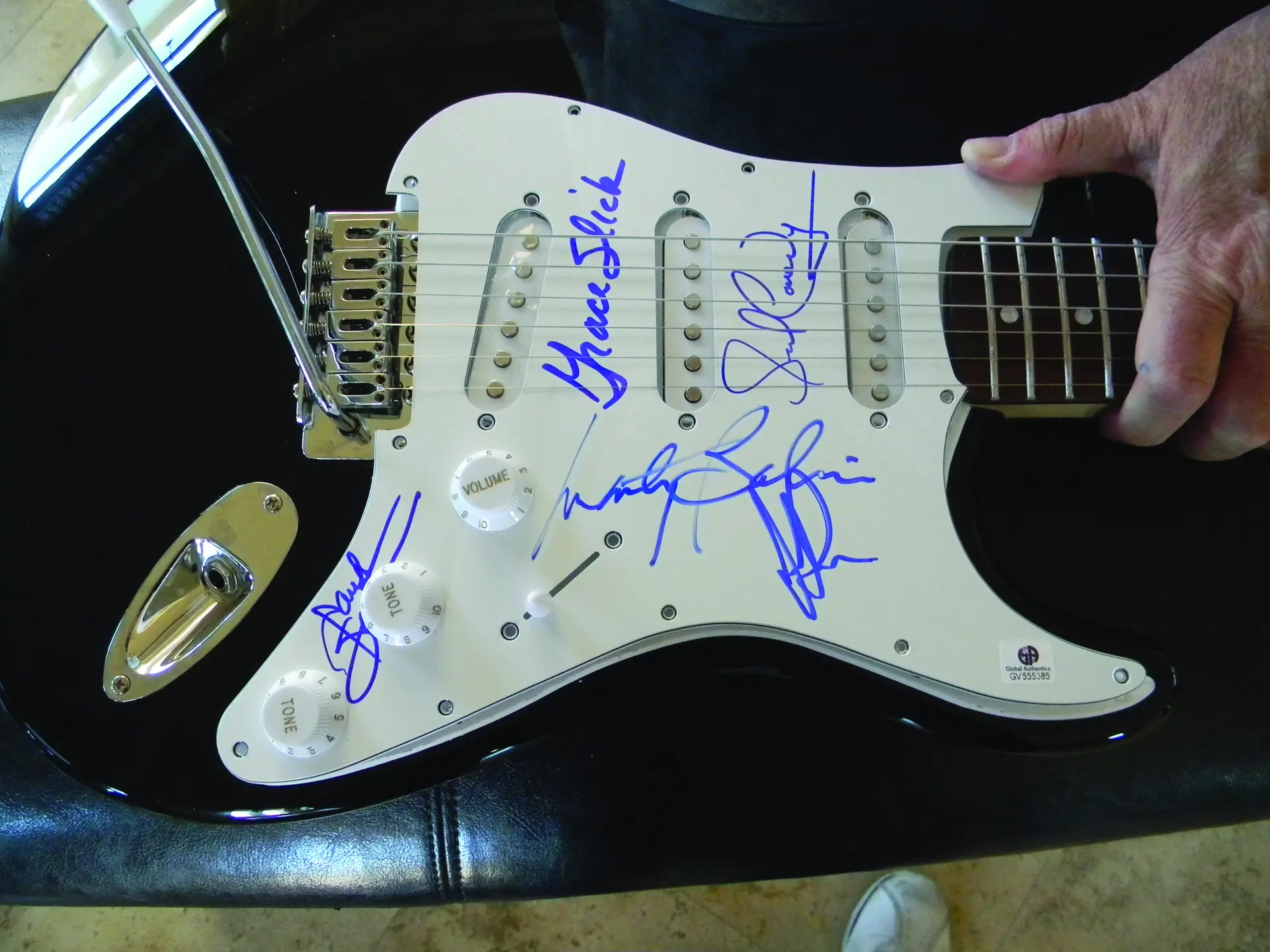 Autographed Black Electric Guitar | Auburn Fall 2010 | RM Sotheby's