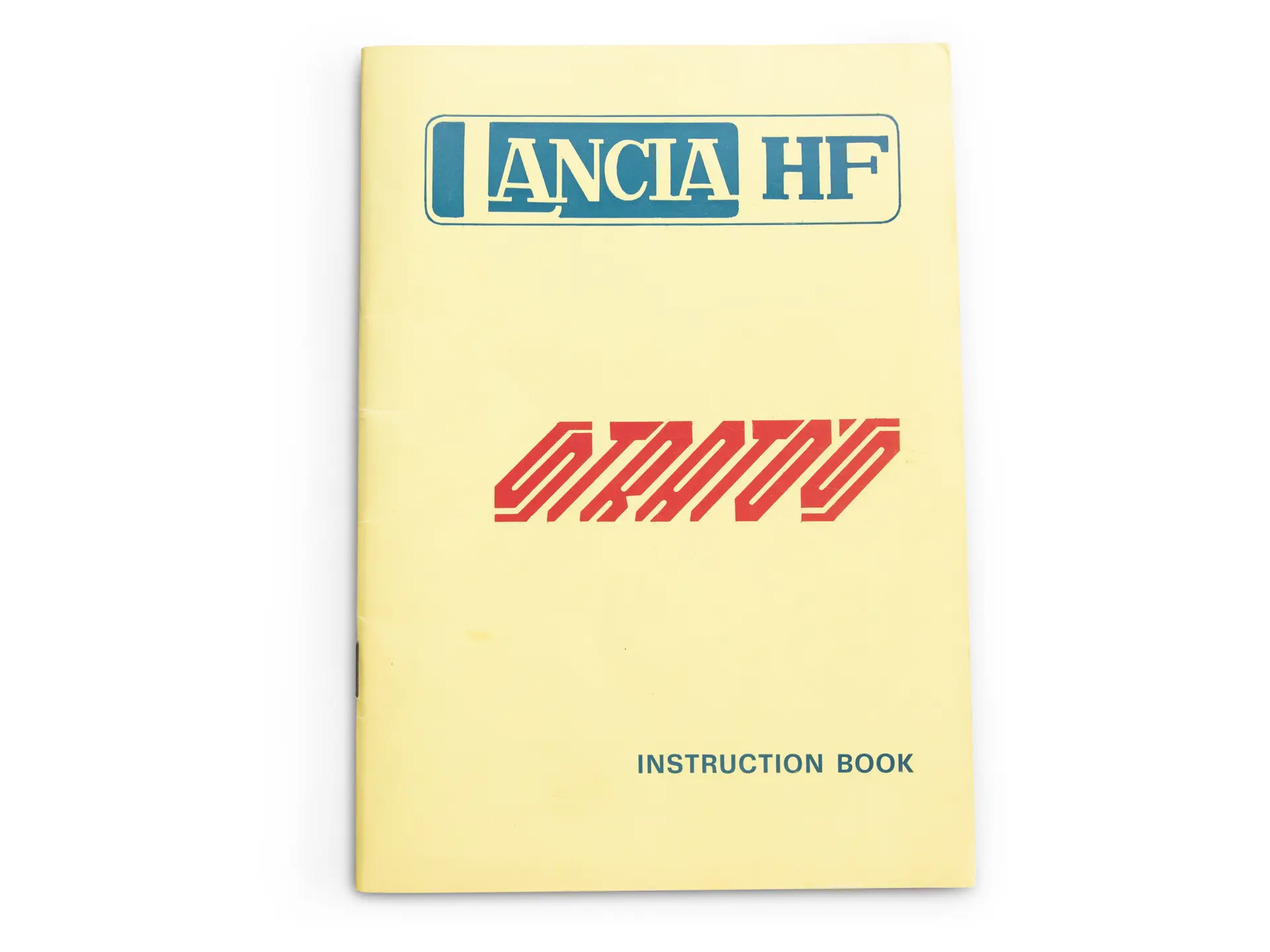 Lancia Stratos HF Owner's Manual | Open Roads, The European Summer ...