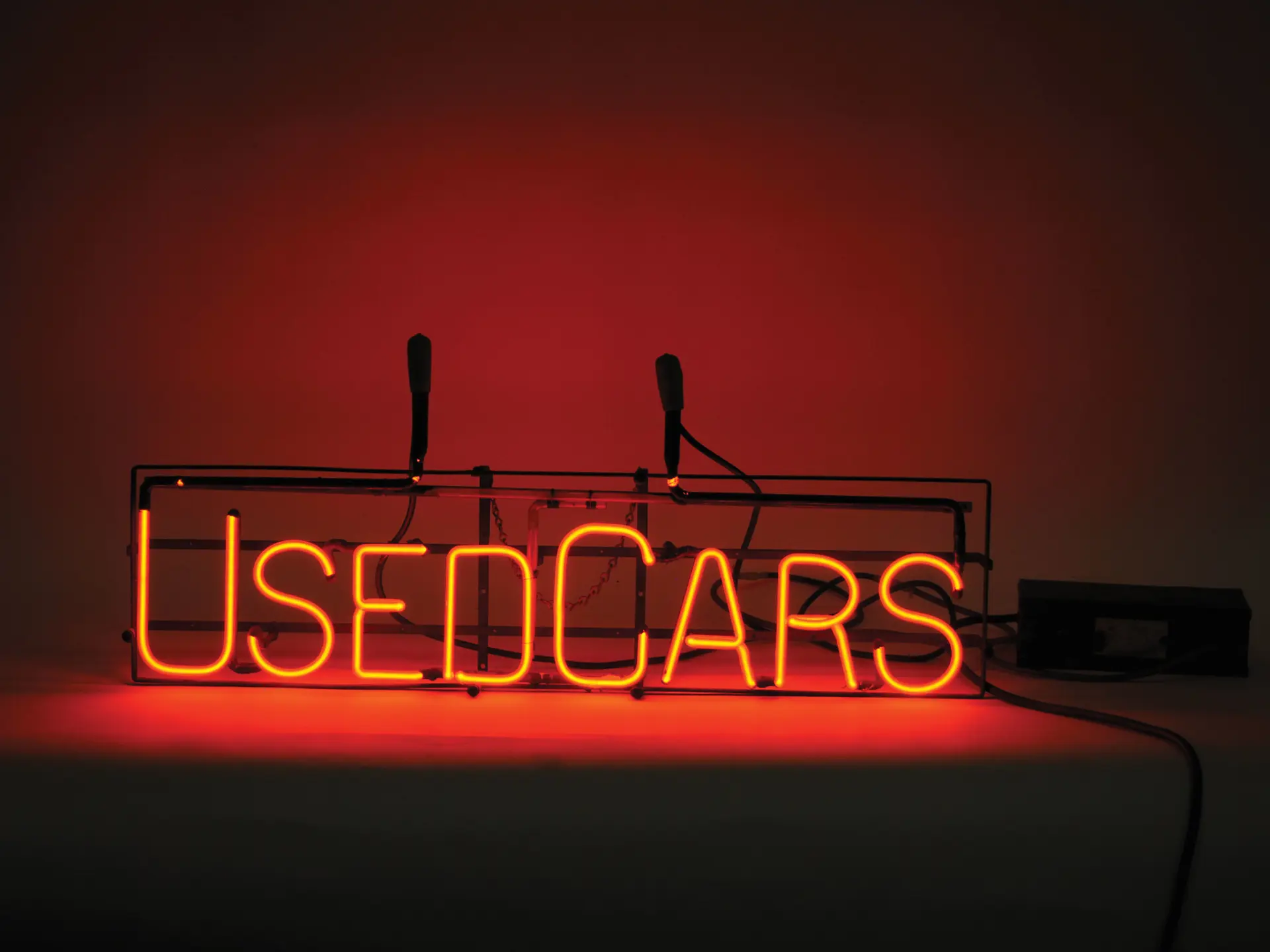 A vintage 'Used Cars' neon sign, 32" x 9" | Auburn Spring 2016 | RM ...