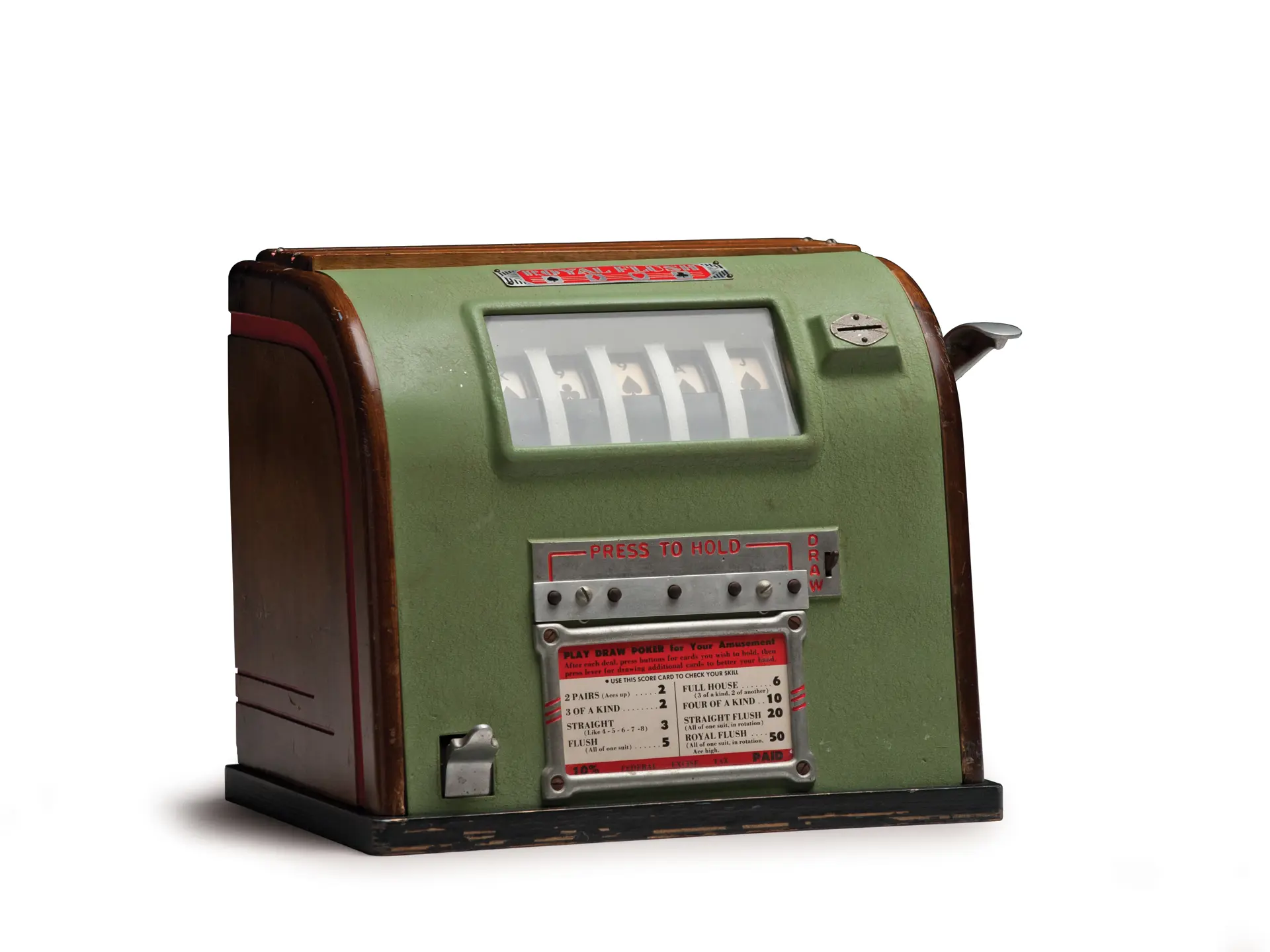 "Royal Flush" Card Machine | The Milhous Collection | RM Sotheby's