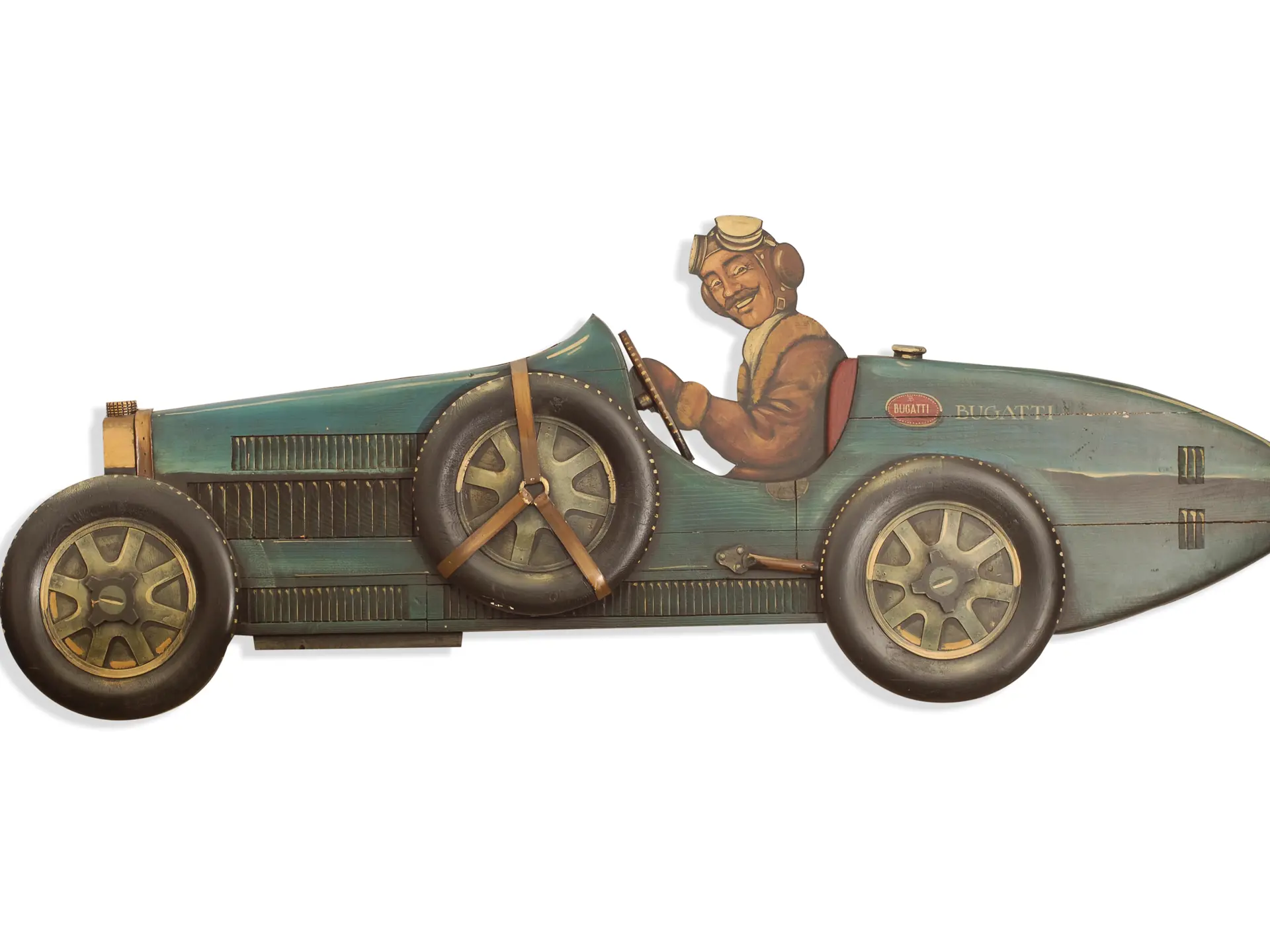LARGE WOODEN BUGATTI PLAQUE | The Ponder Collection | RM Sotheby's
