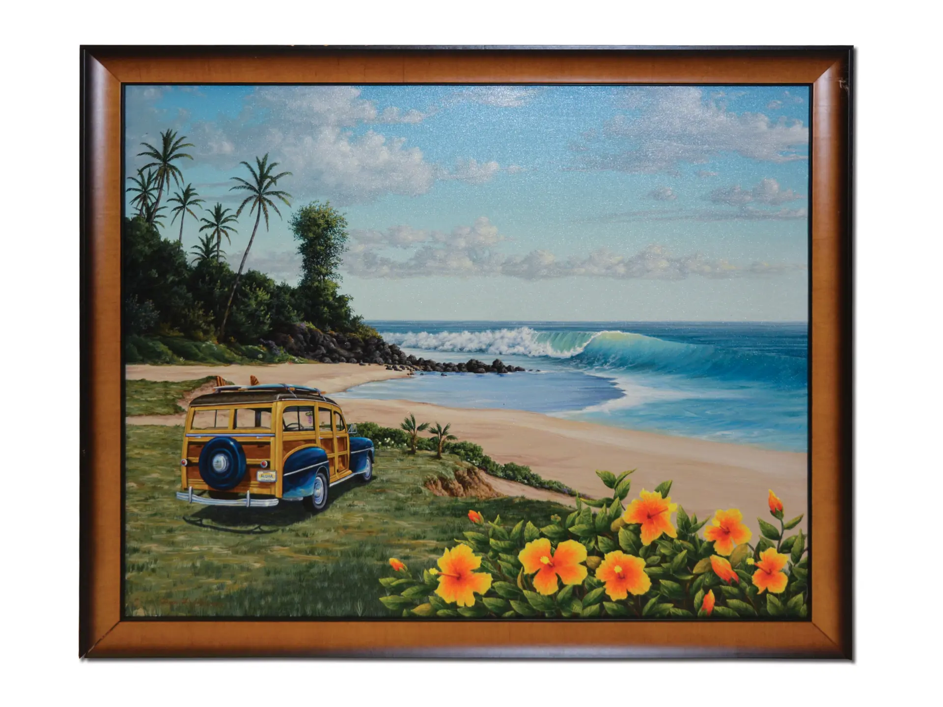 "Aloha" Woodie at the Beach by Dan J. Johnson | Auburn Fall 2019 | RM ...