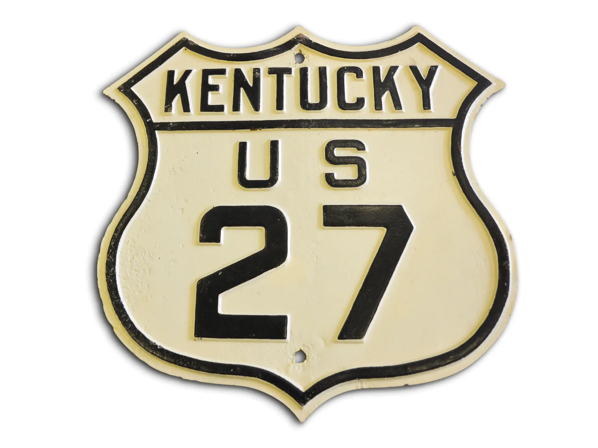 Kentucky U.S. Route 27 Shield Repainted Tin Sign | Auburn Fall 2019 ...