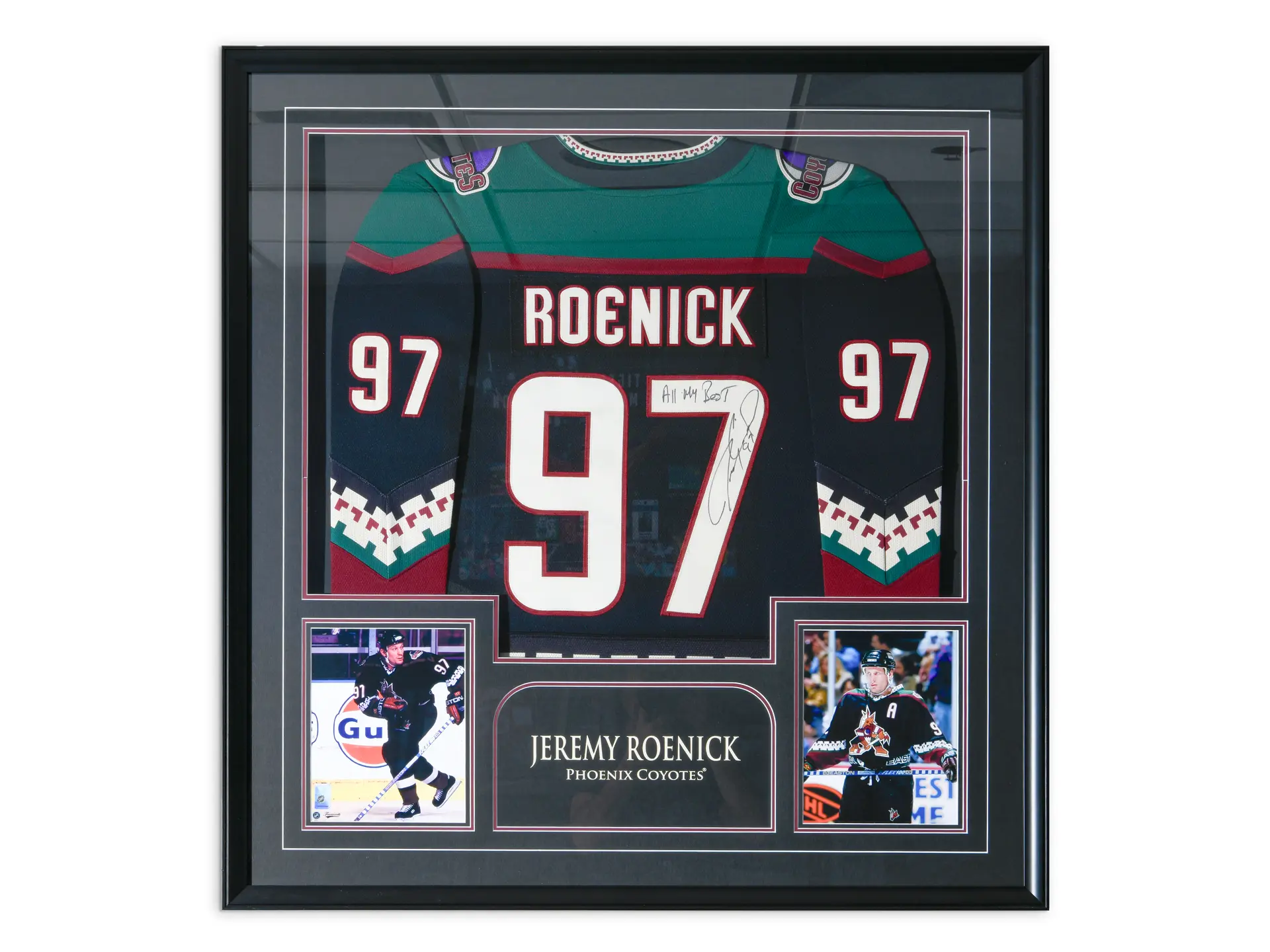 Jeremy Roenick Phoenix Coyotes Autographed Commemorative Jersey | Dare ...