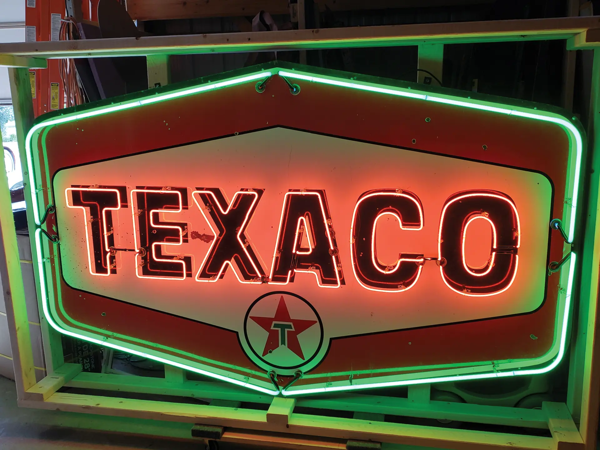 Texaco Neon Porcelain Sign | Auburn Fall 2019 | RM Sotheby's