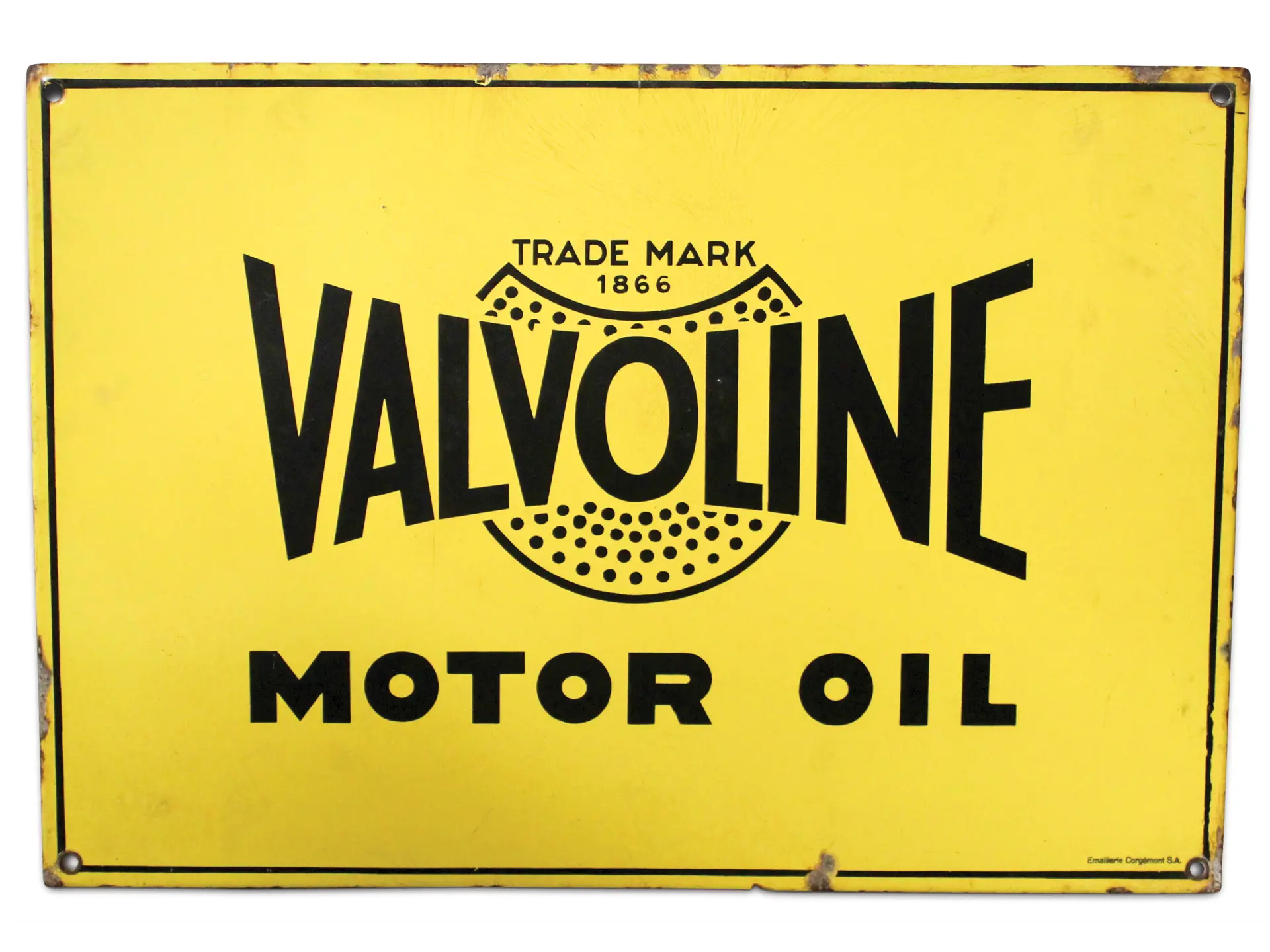 Valvoline Motor Oil Porcelain Sign, Europe | Fort Lauderdale 2018 | RM ...