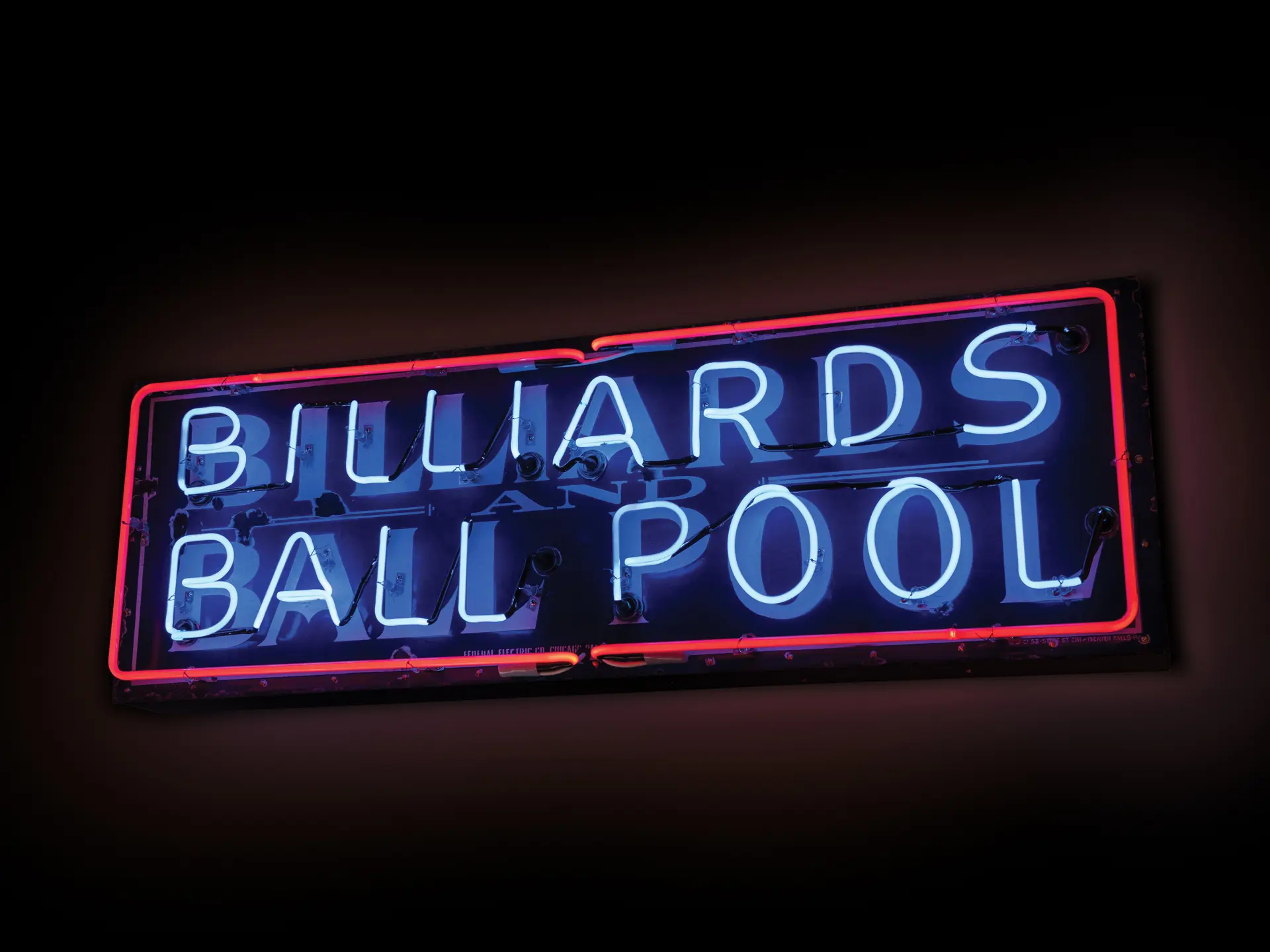 Billiards and Ball Pool Neon Sign | The Dingman Collection | RM Sotheby's