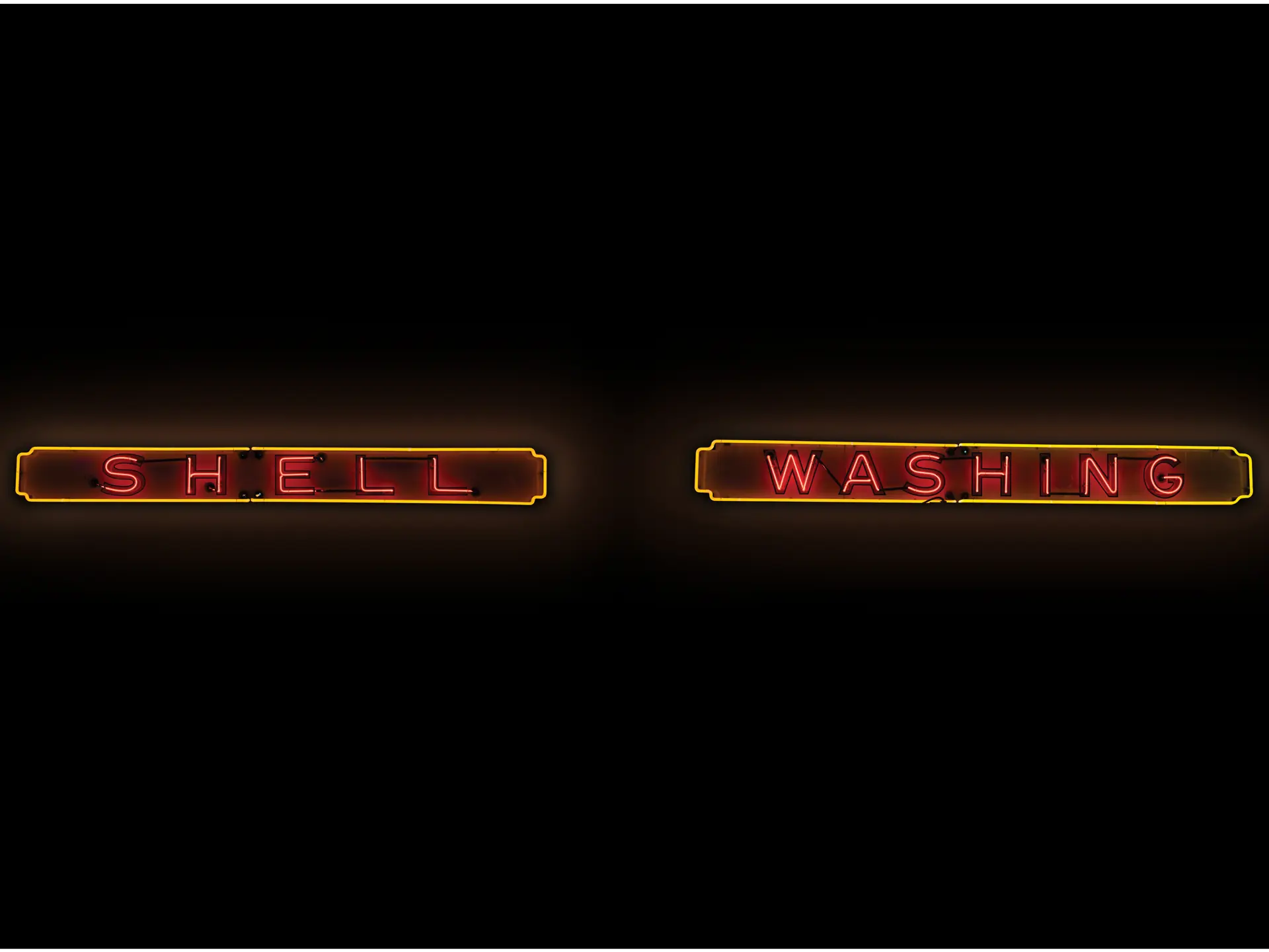 Shell Washing Neon Signs | The Dingman Collection | RM Sotheby's
