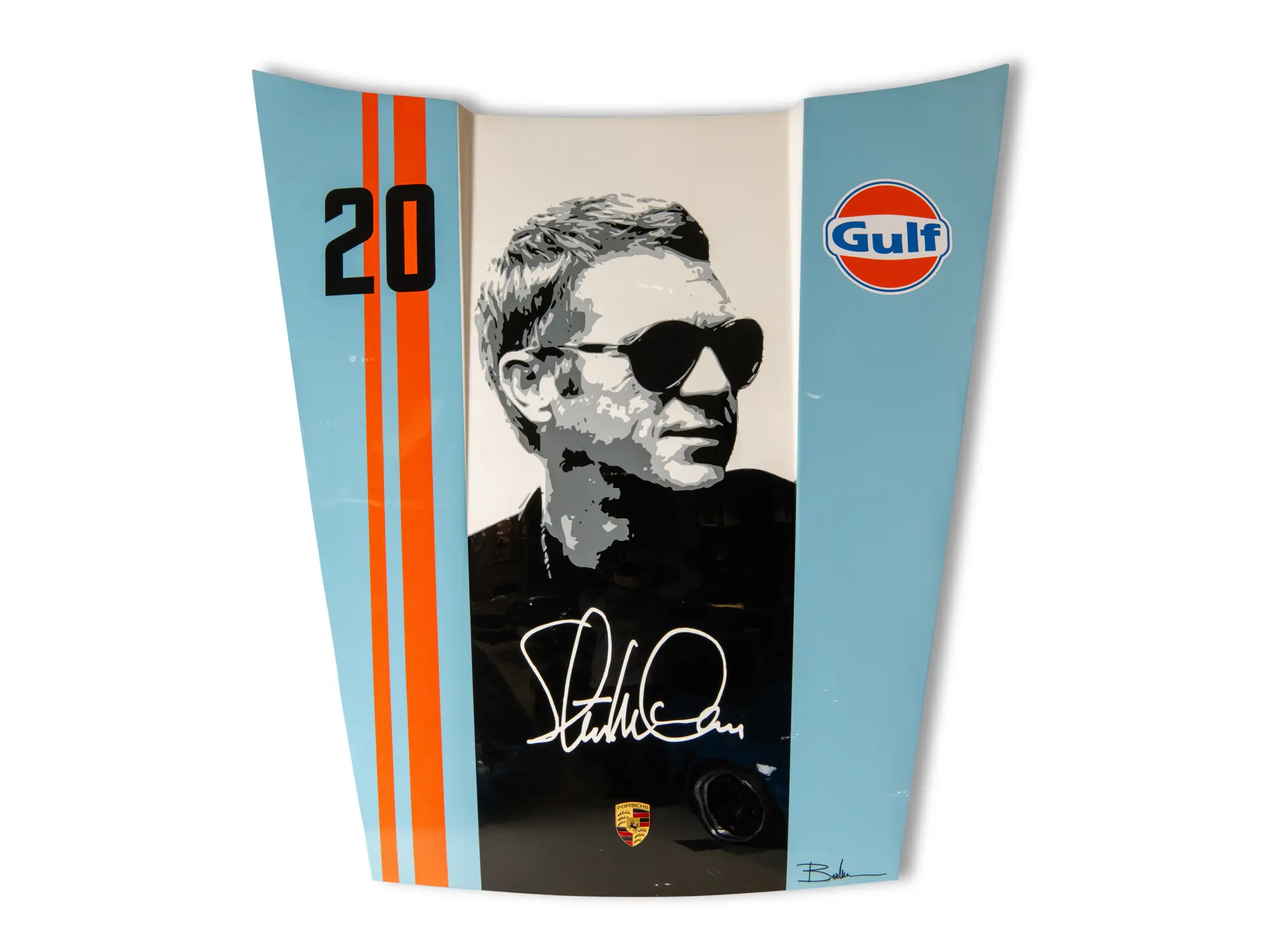 Steve McQueen "Gulf" Custom Painted Porsche Hood | Dare to Dream ...