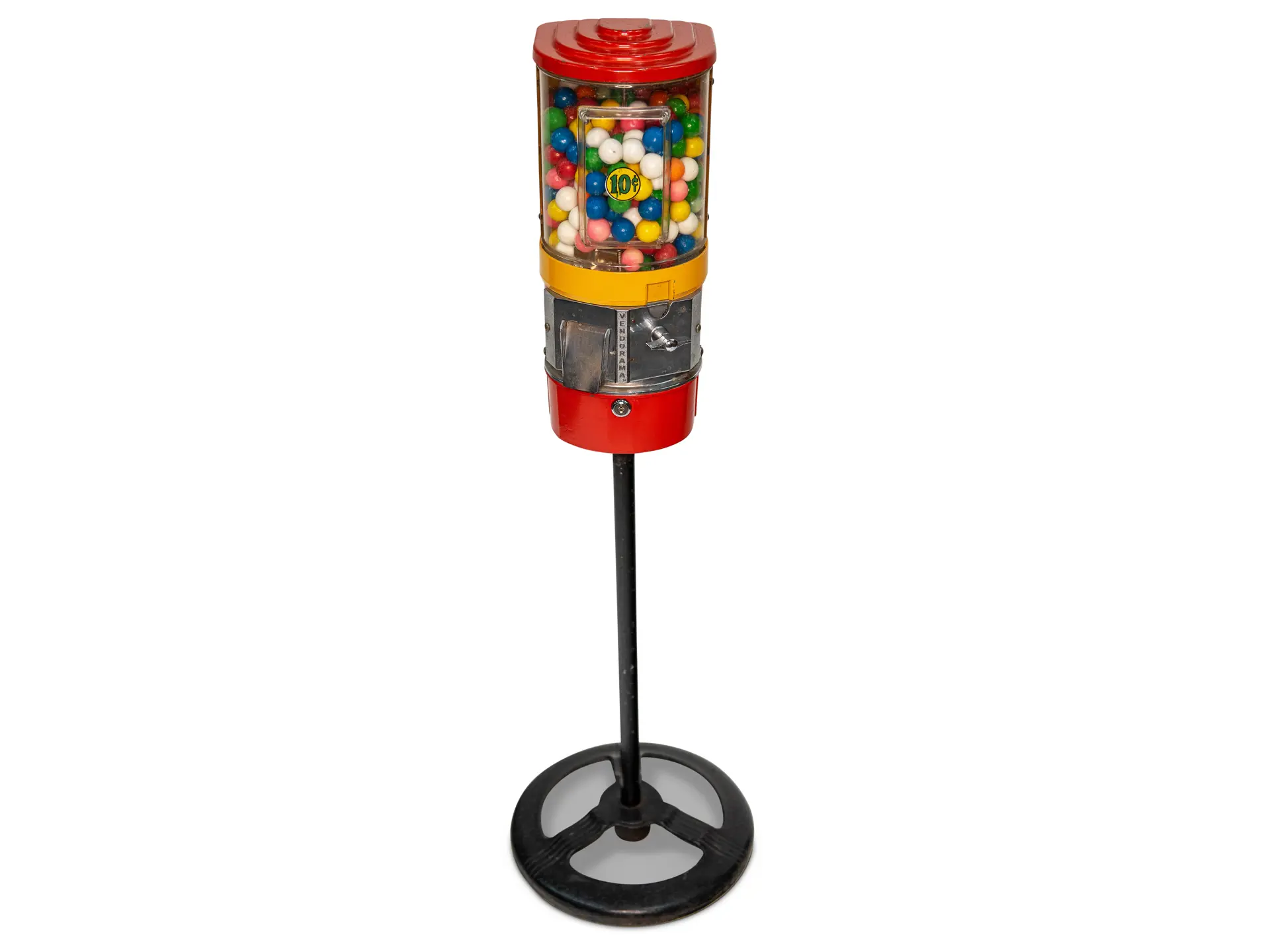 Vendorama 10¢ Gumball Machine on Stand | Handle with Fun | RM Sotheby's