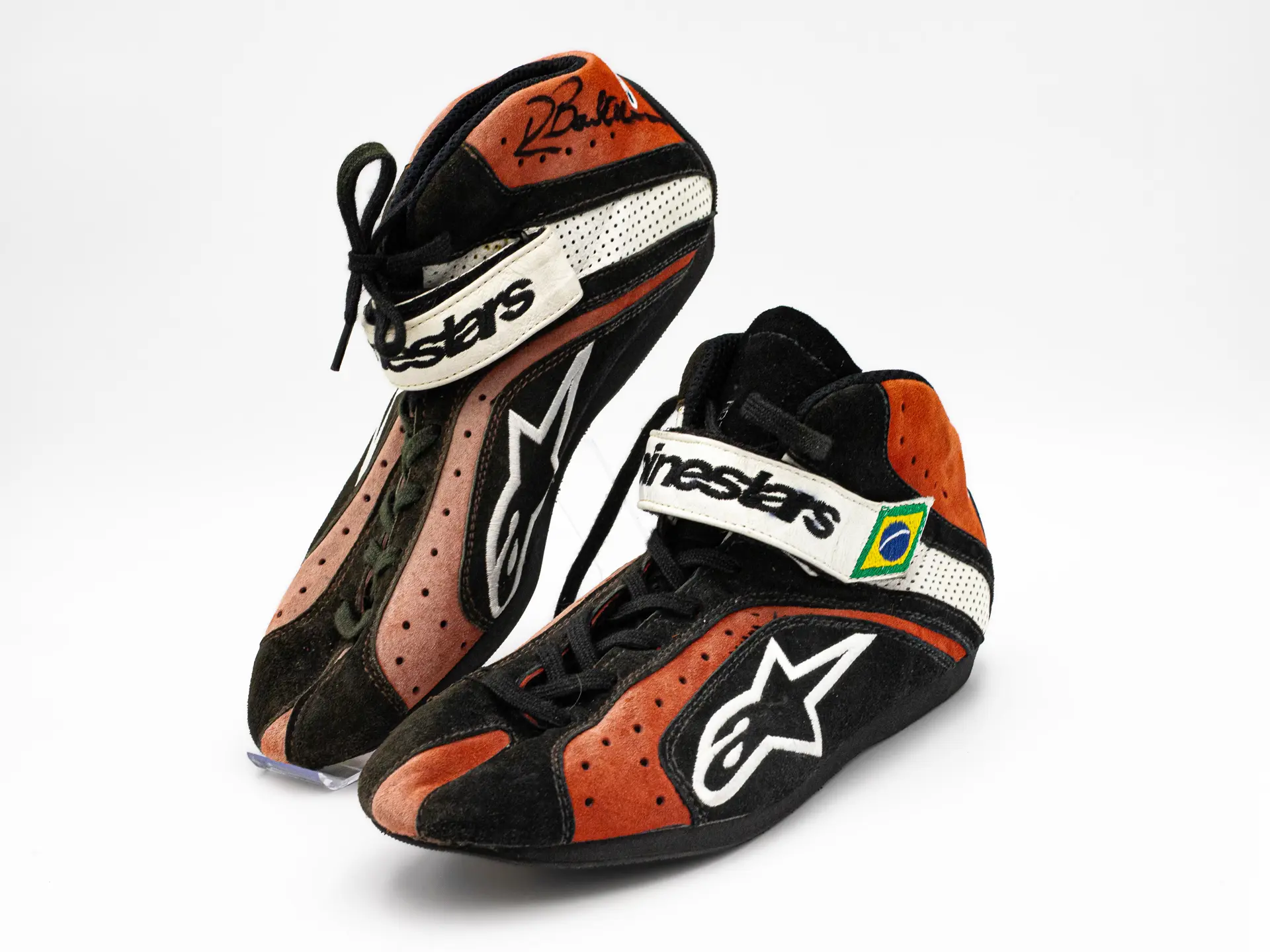 Rubens Barrichello Scuderia Ferrari Formula 1 Alpinestars Signed Racing ...