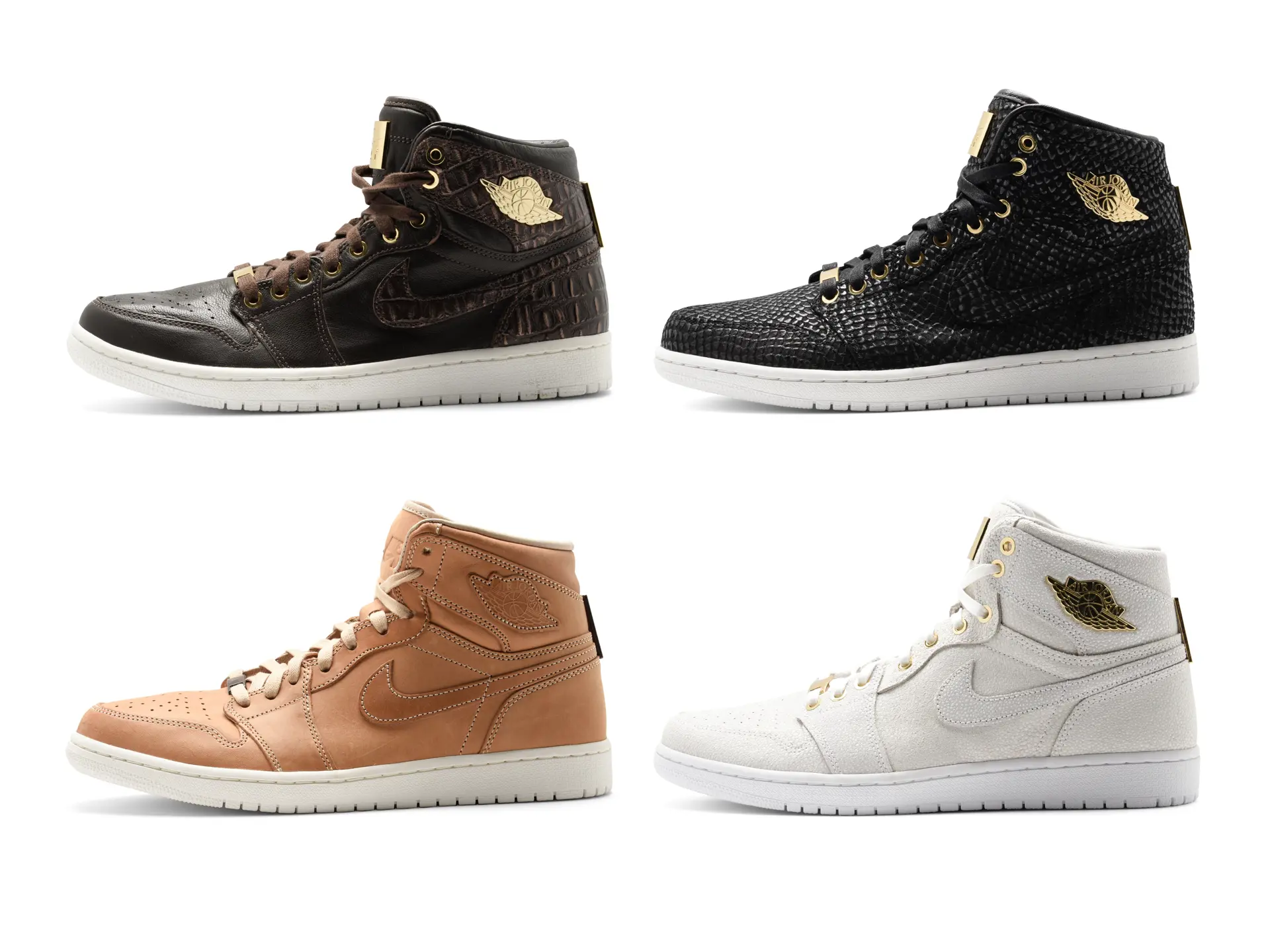 Set of Four | Nike Air Jordan 1 Pinnacle Sneakers | Dare to Dream | The ...