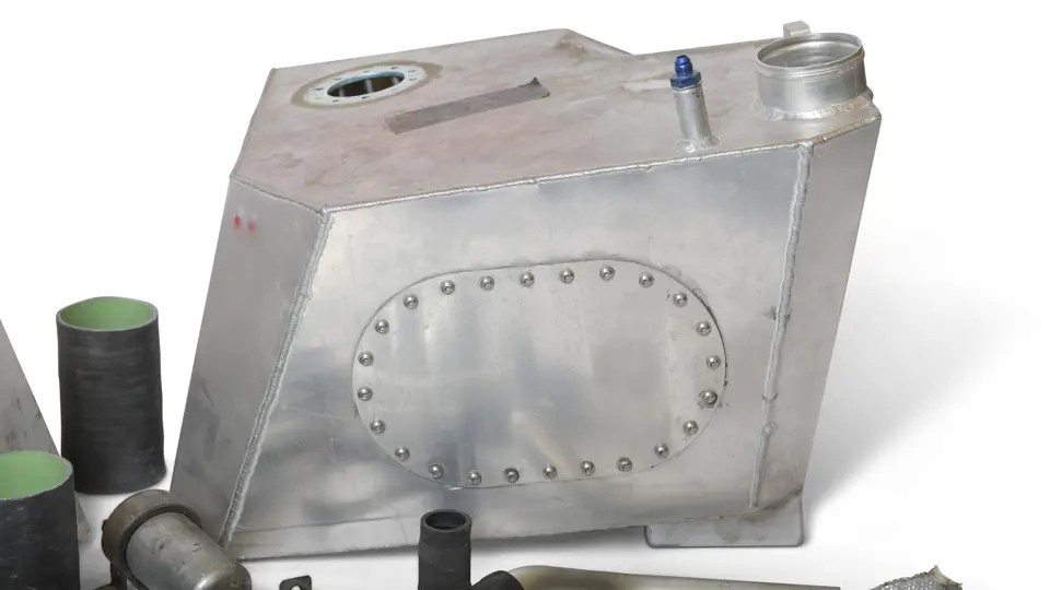 Two Ferrari F40 Aluminium Fuel Tanks | The Garagista Collection | RM ...