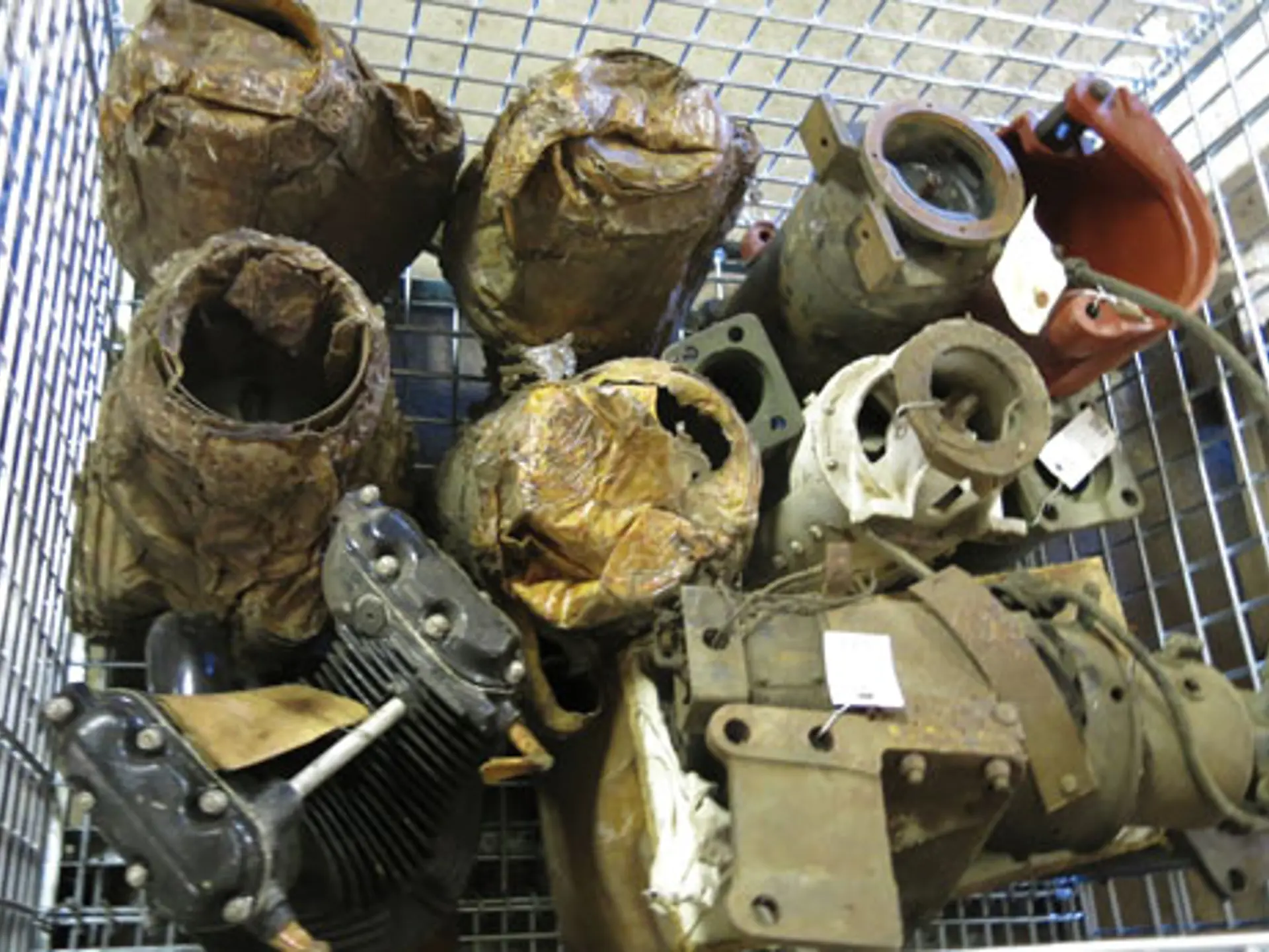 Five Skids Miscellaneous Sherman Tank Parts | The Littlefield ...