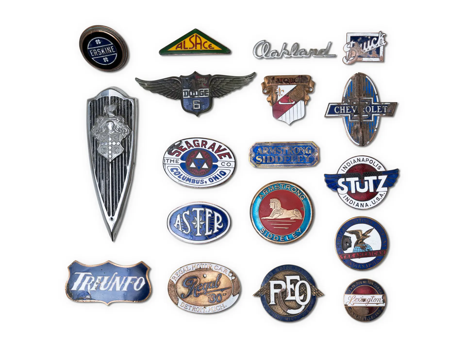 Assortment of Car Badges | THE MITOSINKA COLLECTION | RM Sotheby's