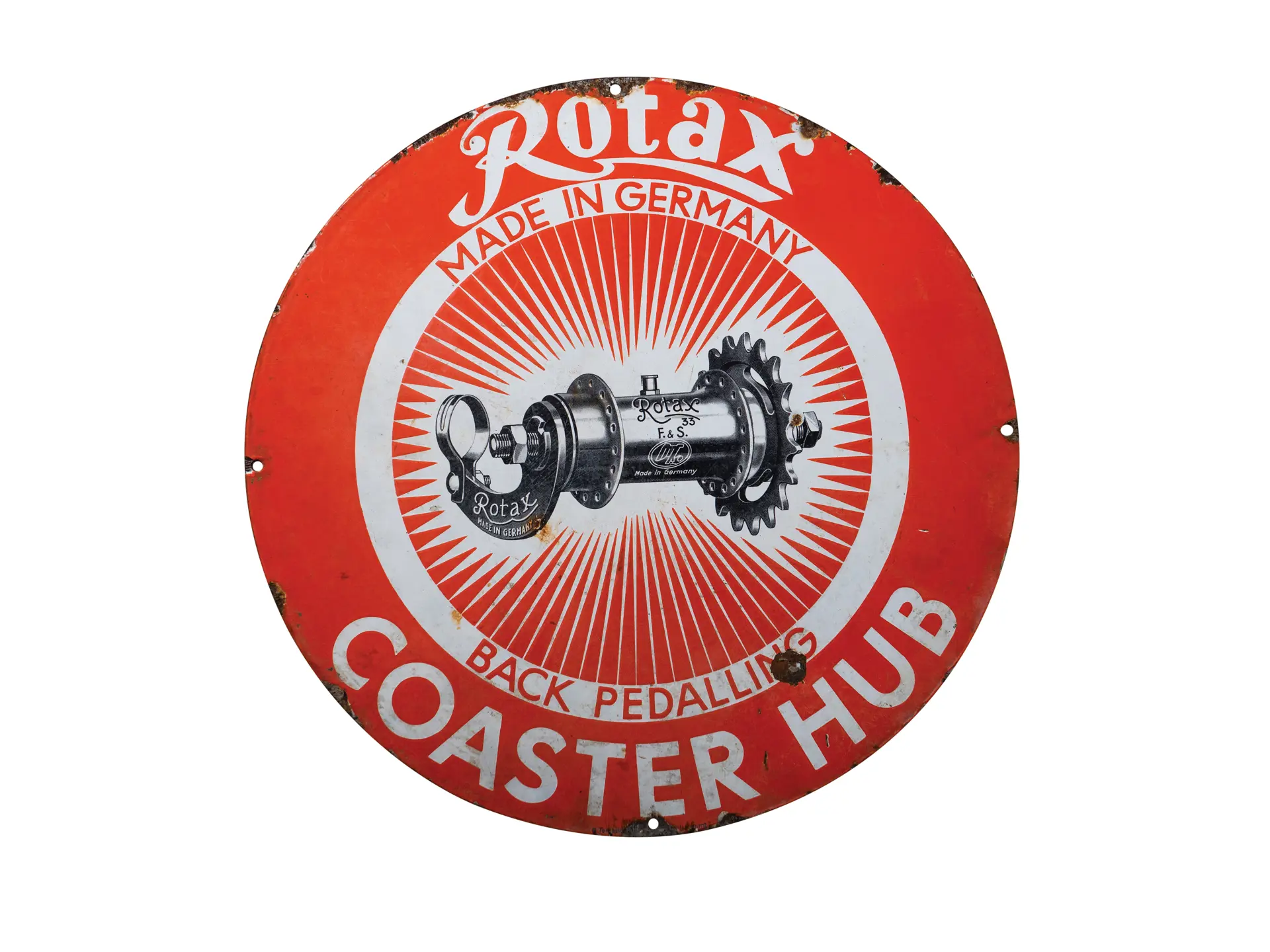 Rotax Coaster Hub Porcelain Sign | The Dingman Collection | RM Sotheby's