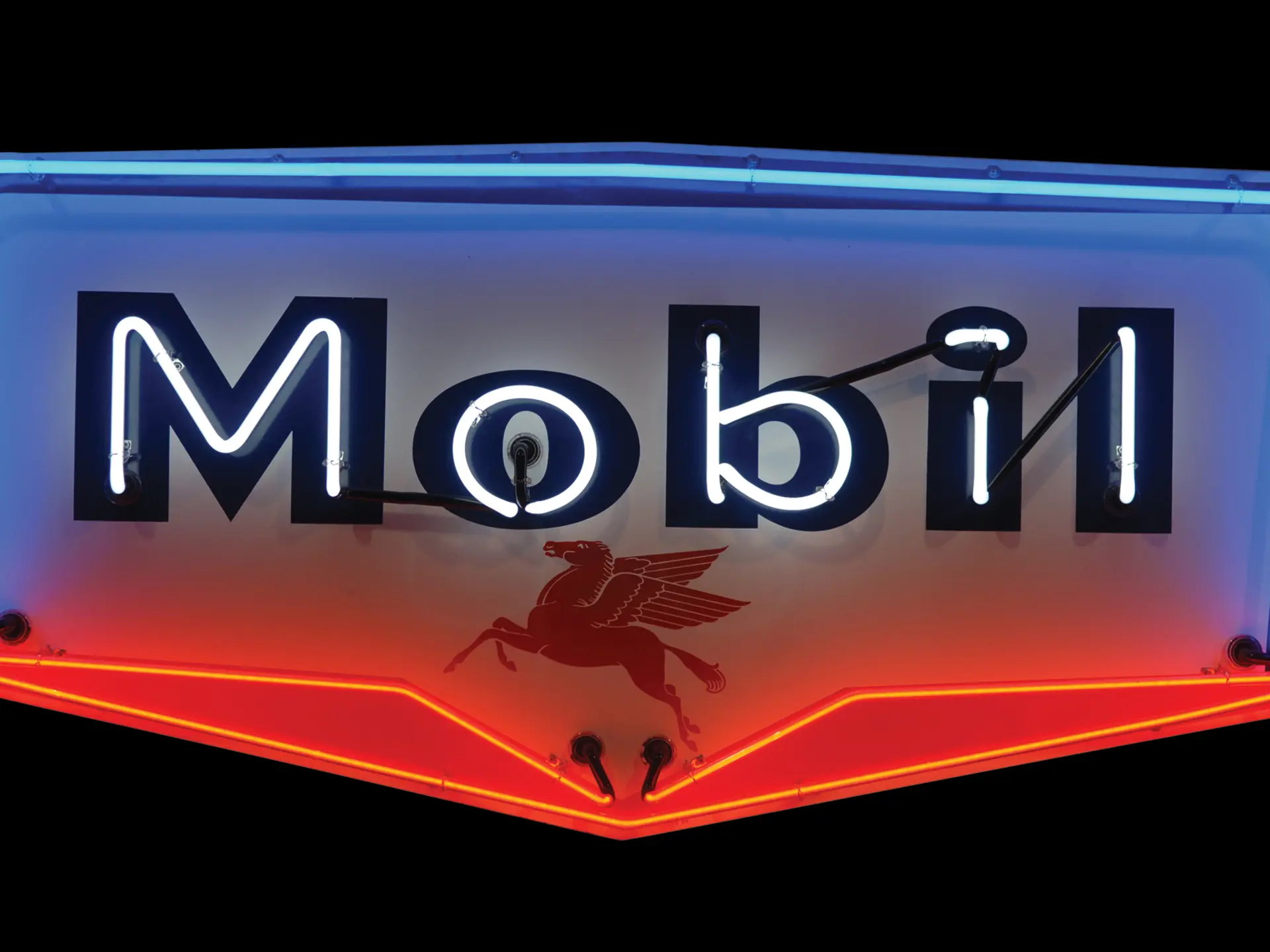 Mobil Neon Sign | The Wayne Davis Collection | RM Sotheby's