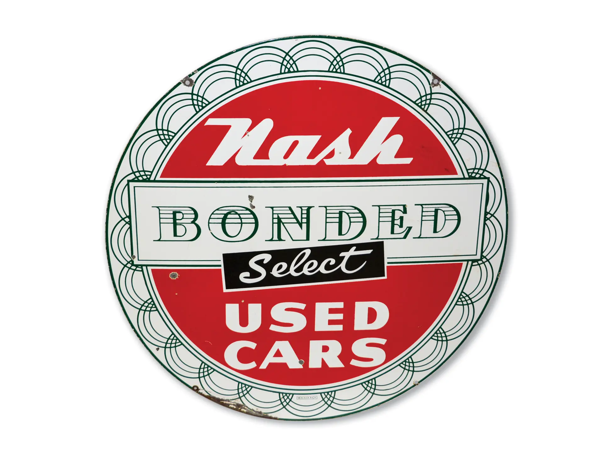 Nash Bonded Select Used Cars Sign | Auburn Spring 2019 | RM Sotheby's