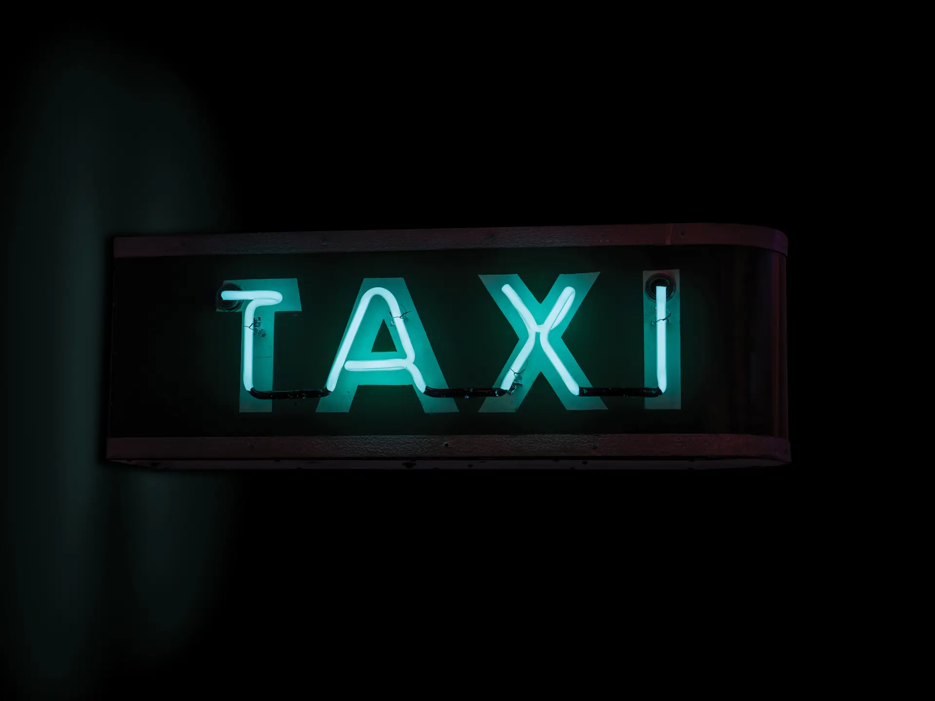 Taxi Double-Sided Neon Sign | The Dingman Collection | RM Sotheby's