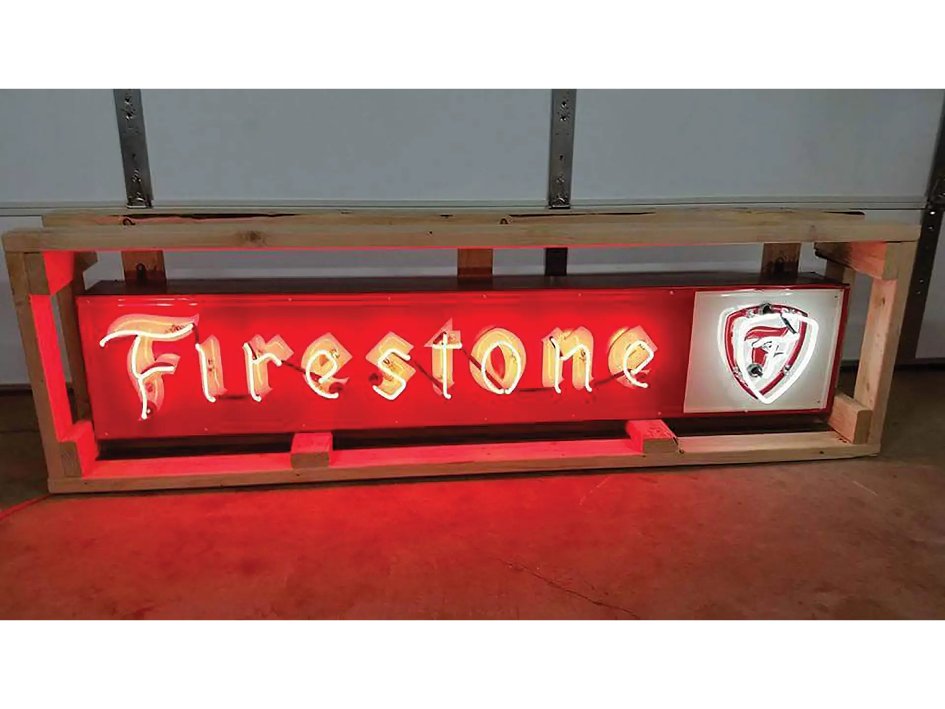 Firestone Original Tin Neon Sign | Auburn Spring 2018 | RM Sotheby's
