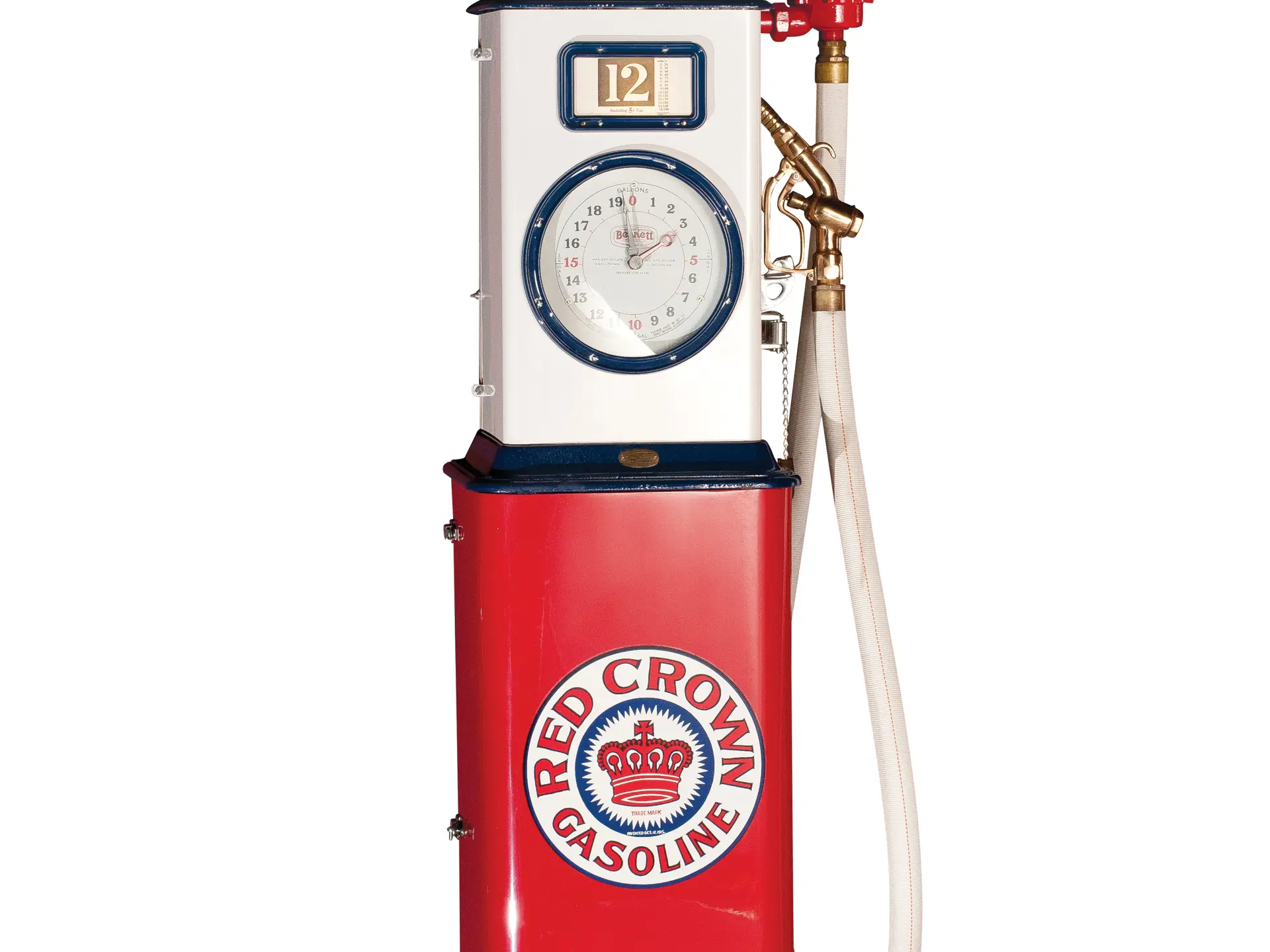 Red Crown Clockface Gas Pump | The Milhous Collection | RM Sotheby's
