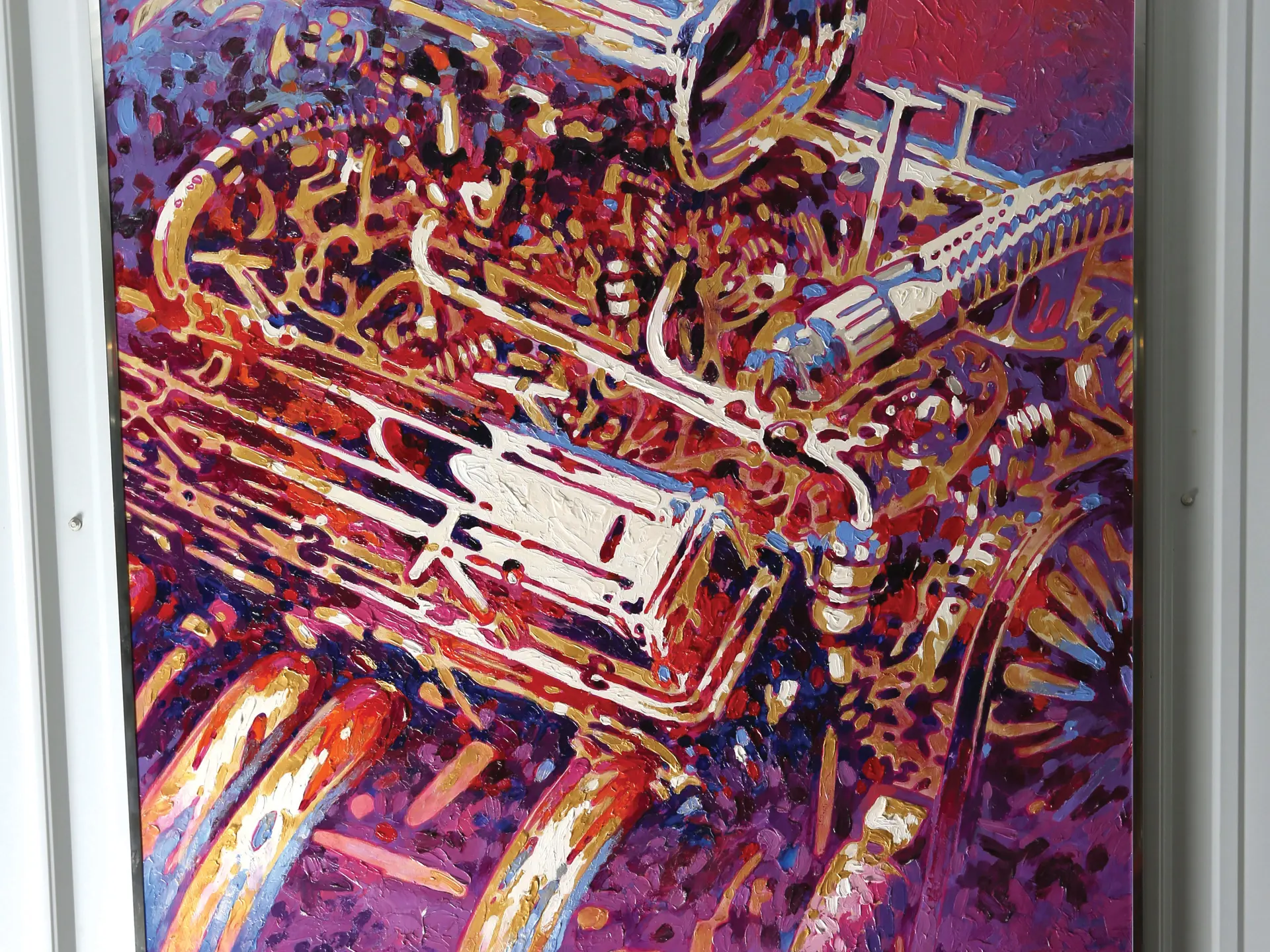 Chevrolet Engine Oil Painting | Auburn Fall 2015 | RM Sotheby's