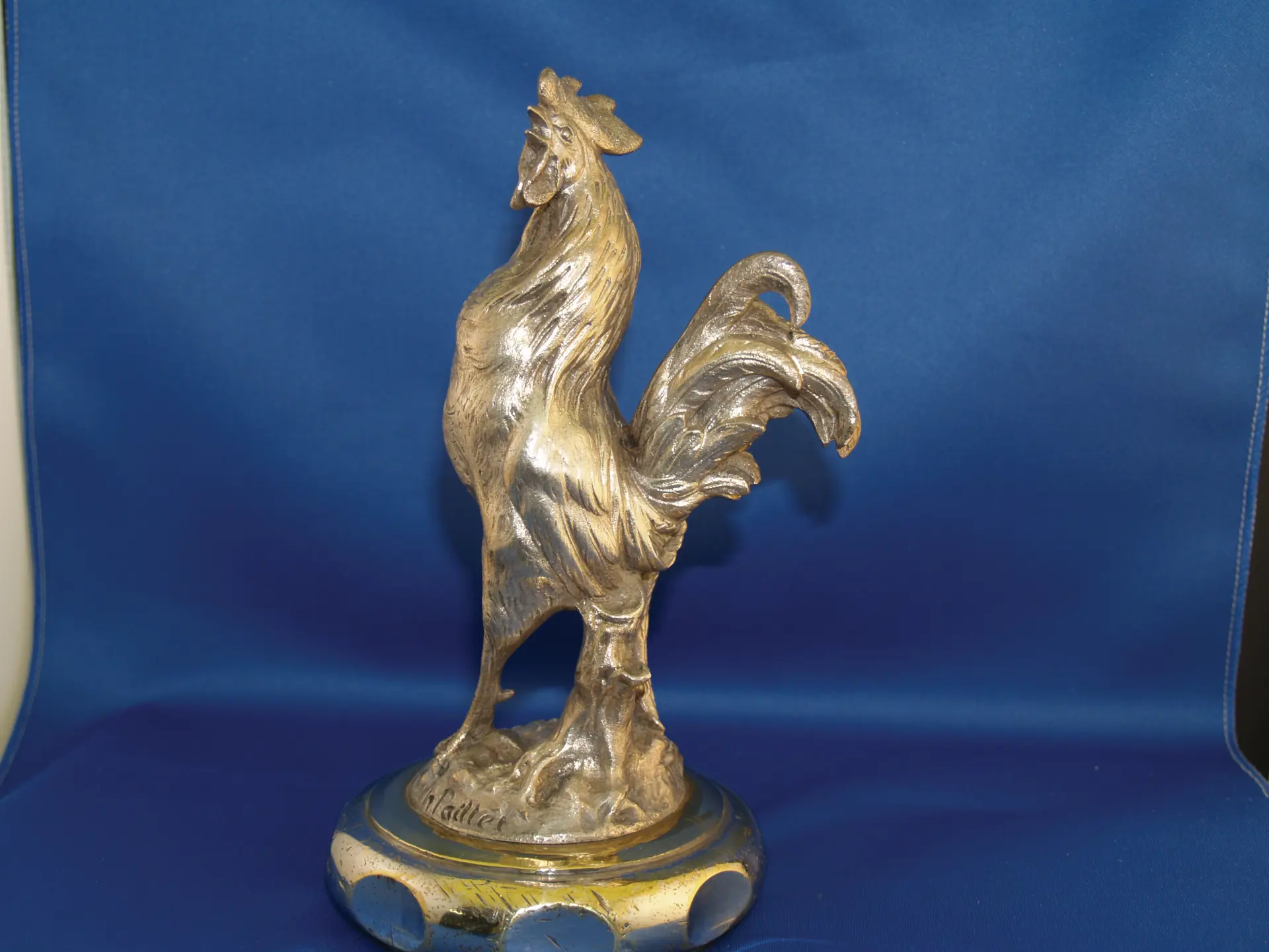 Coq De Republique, silver plated bronze, signed C. Paillet. | Vintage ...