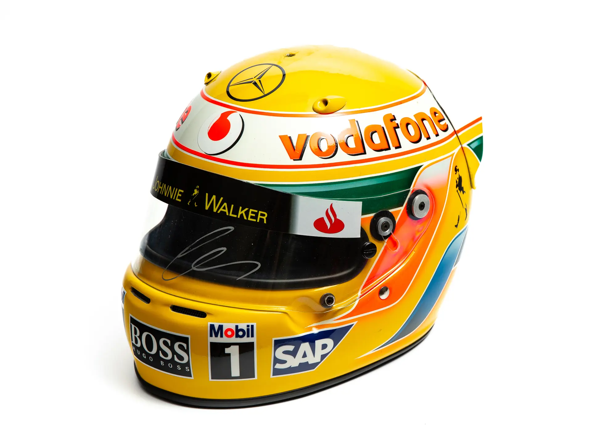 2007 Lewis Hamilton McLaren Mercedes Formula 1 Replica Helmet | Shift ...